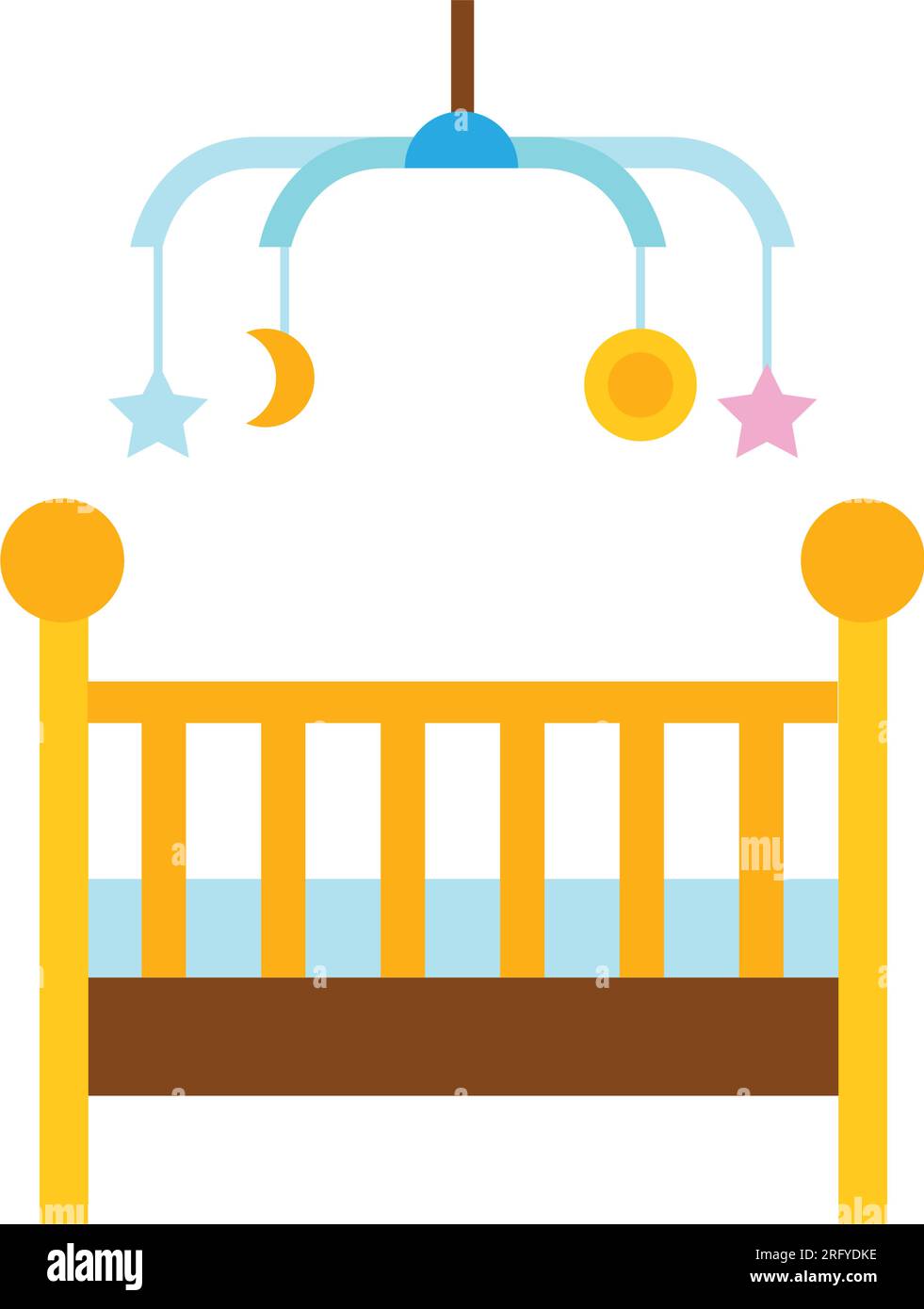 Baby bed icon Stock Vector Image & Art - Alamy