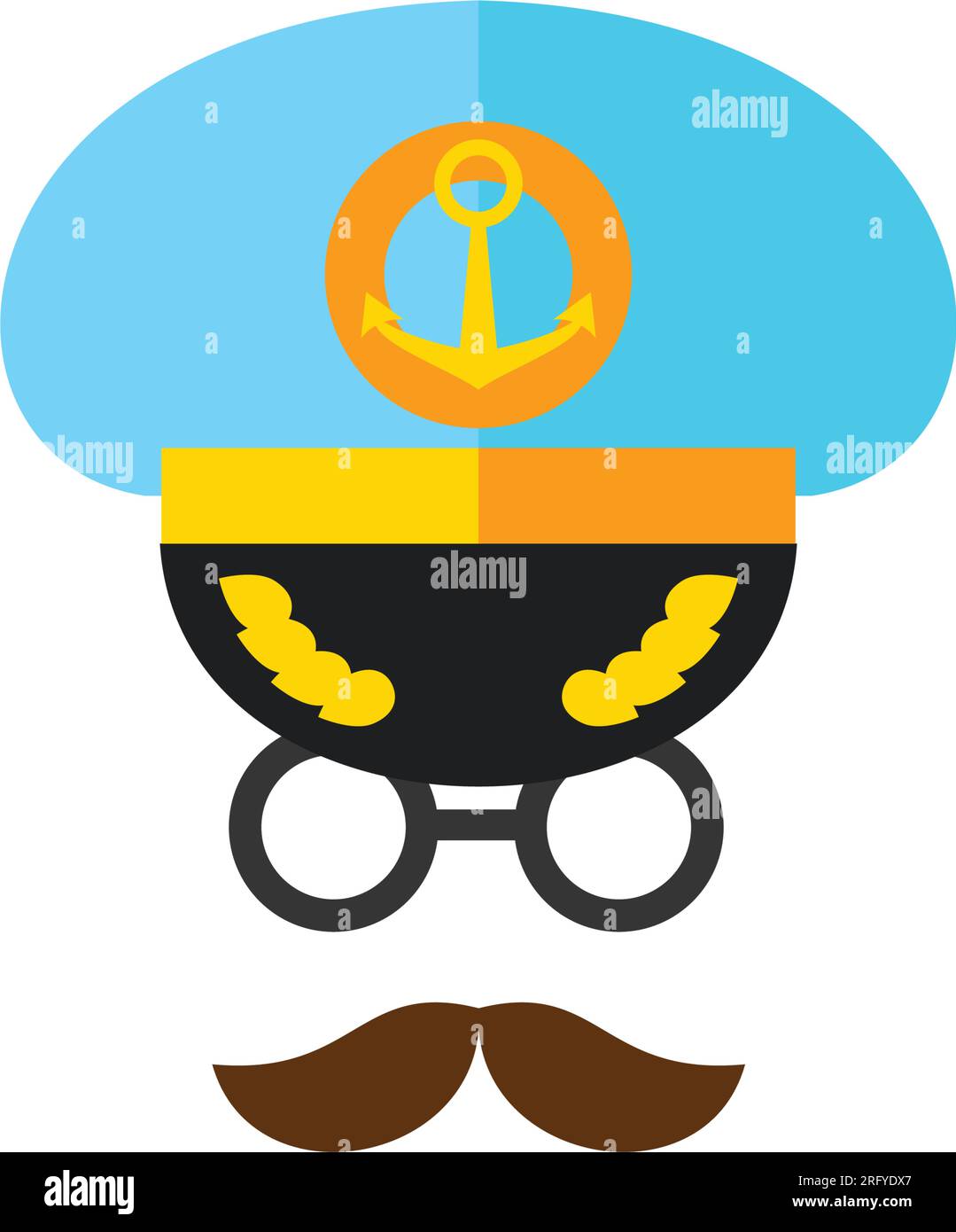 Face of captain icon Stock Vector Image & Art - Alamy