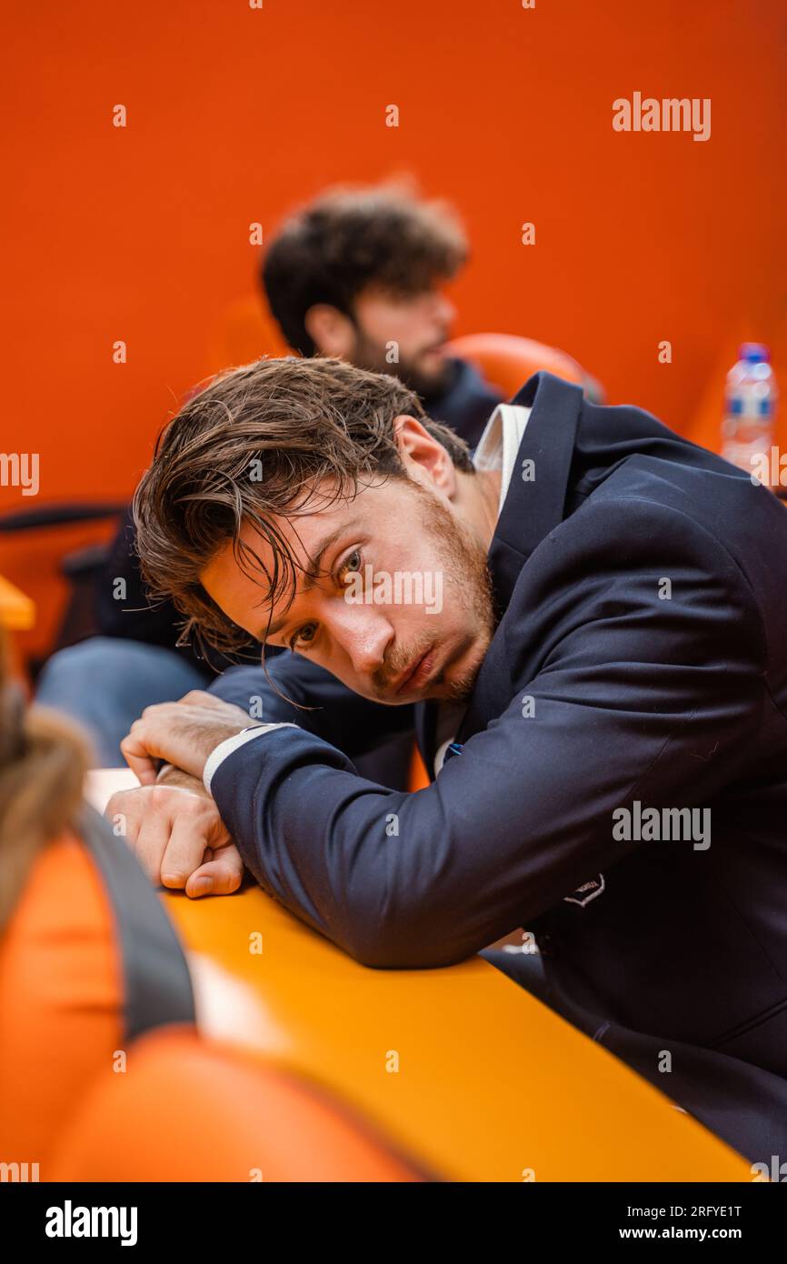 Anxious student presentation hi-res stock photography and images - Alamy