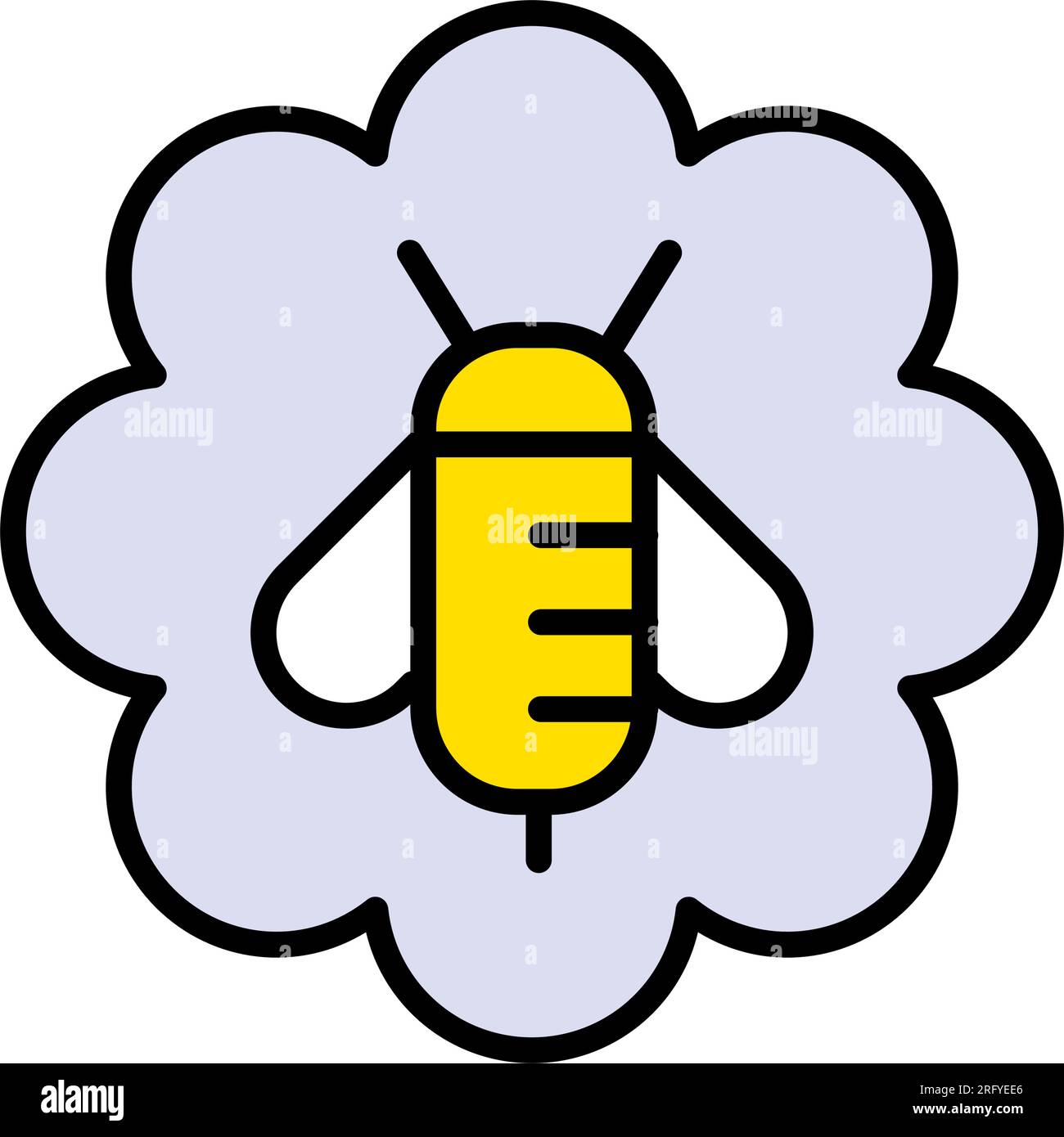 Apitherapy icon. Color vector illustration from alternative medicine ...