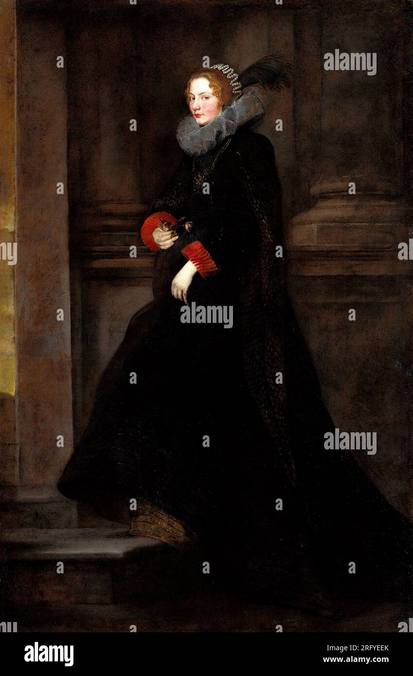 Portrait of Marchesa Geronima Spinola circa 1624 by Anthony van Dyck ...