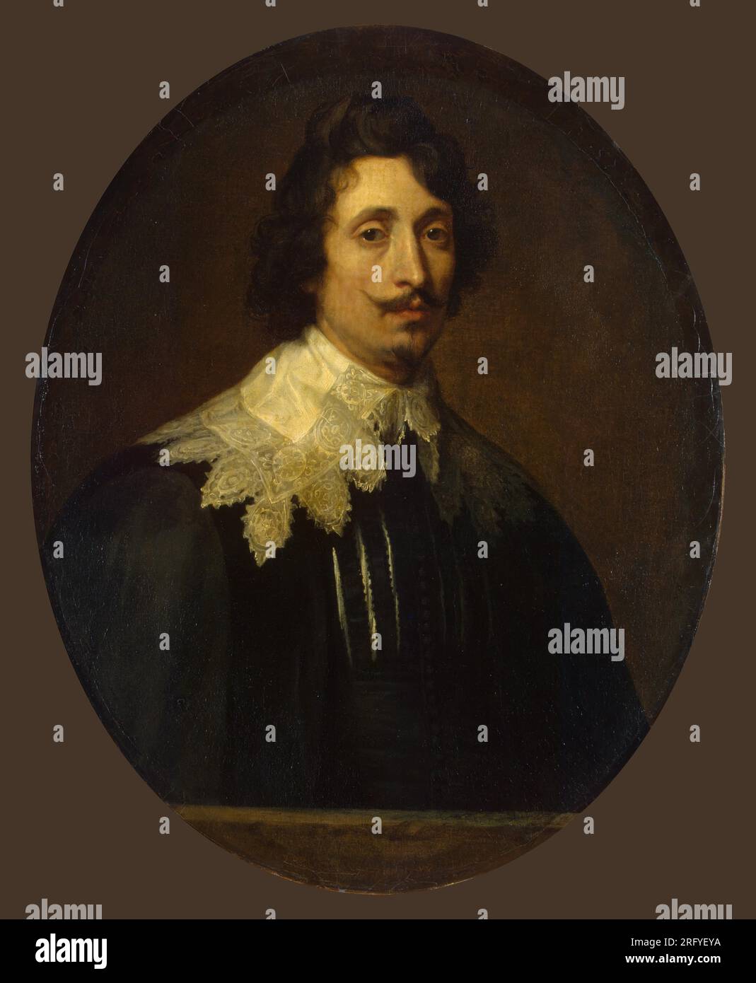 Portrait of a Young Man between 1634 and 1635 by Anthony van Dyck Stock ...