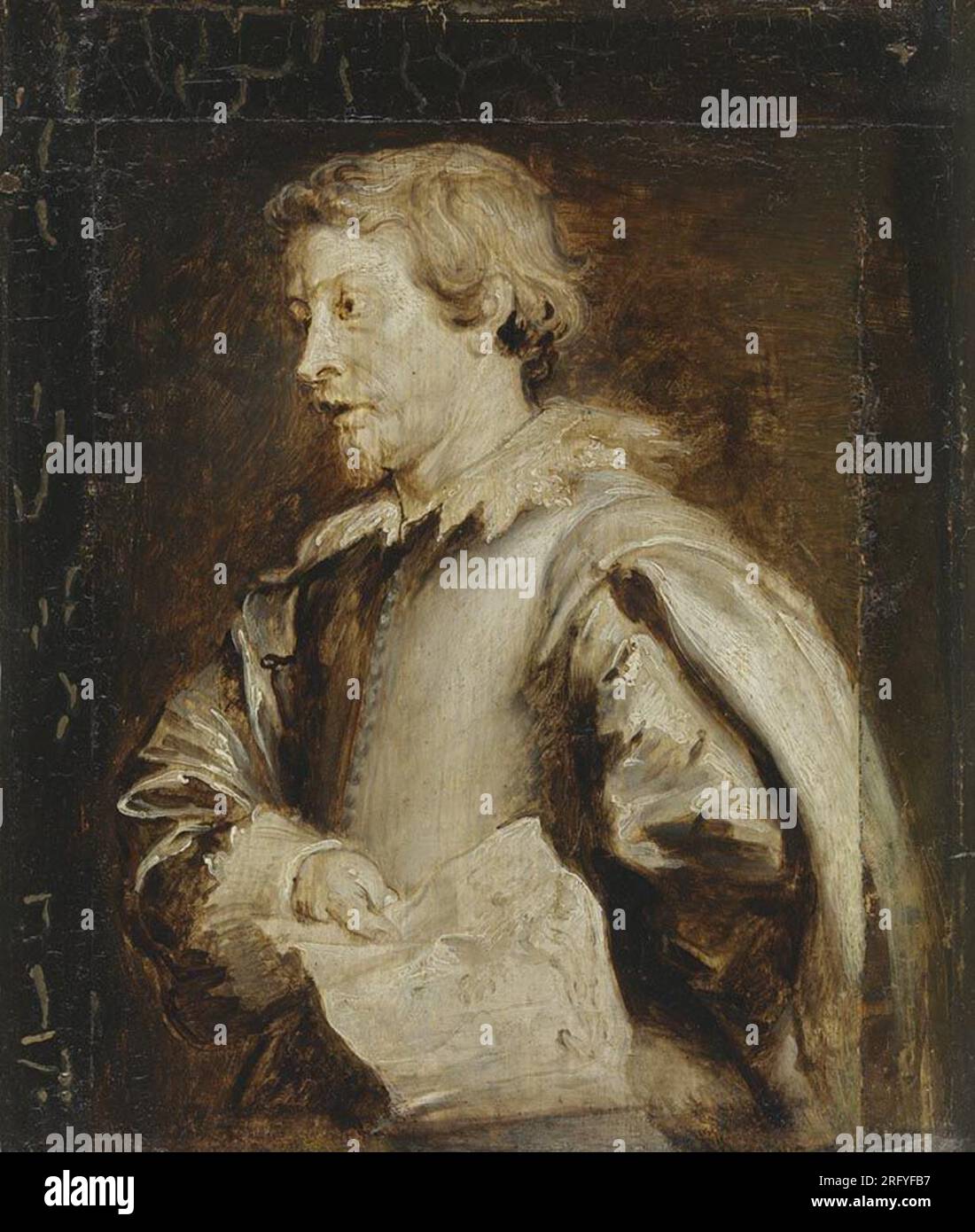 Portrait of the landscape painter Lucas van Uden between 1599 and 1641 ...