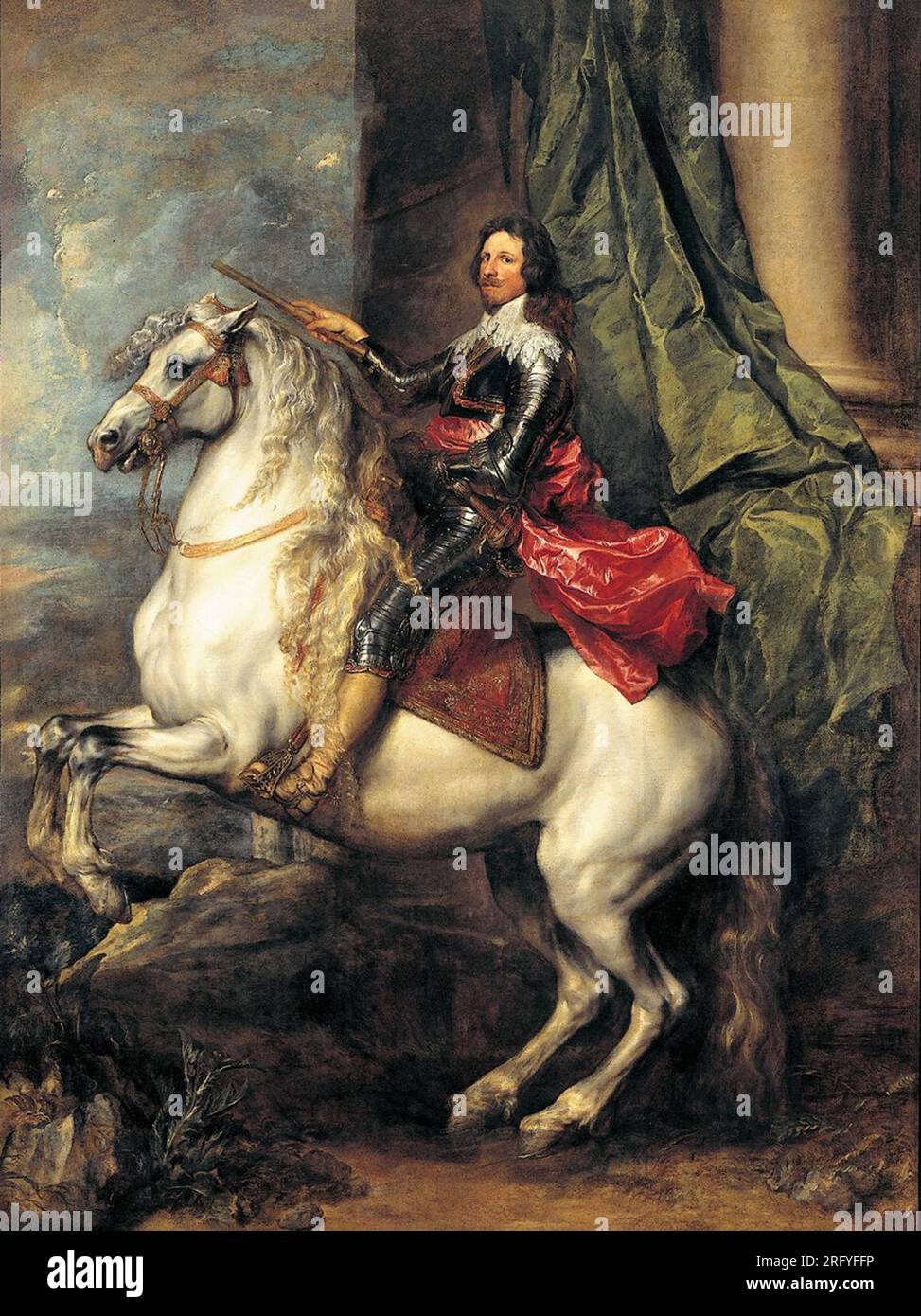 Equestrian portrait of Prince Tomaso of Savoy-Carignan (1595–1656 ...