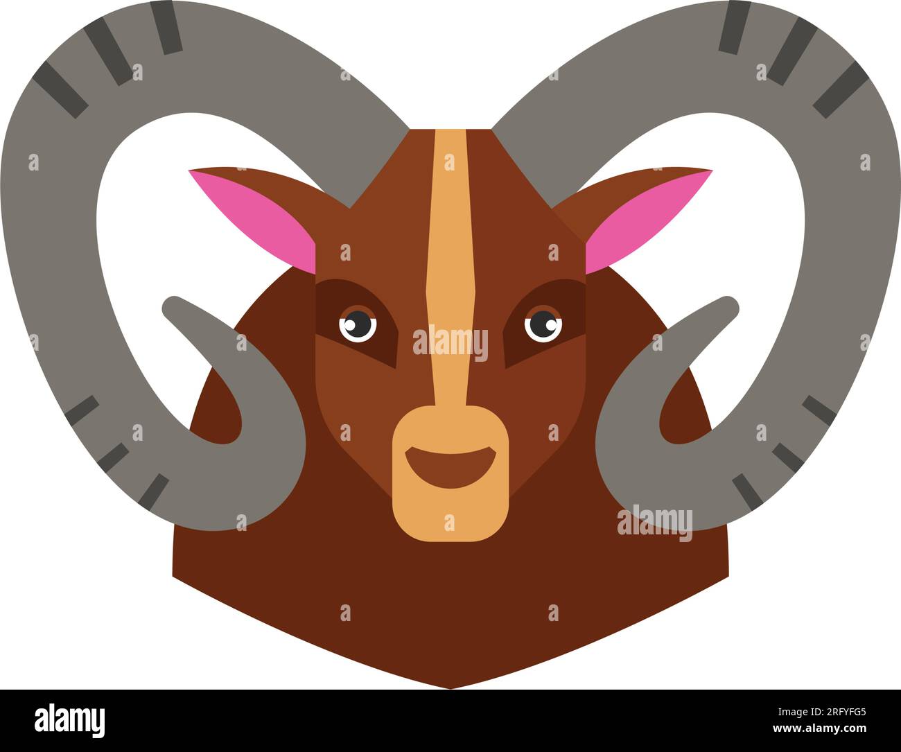 Mouflon sheep icon Stock Vector Image & Art - Alamy