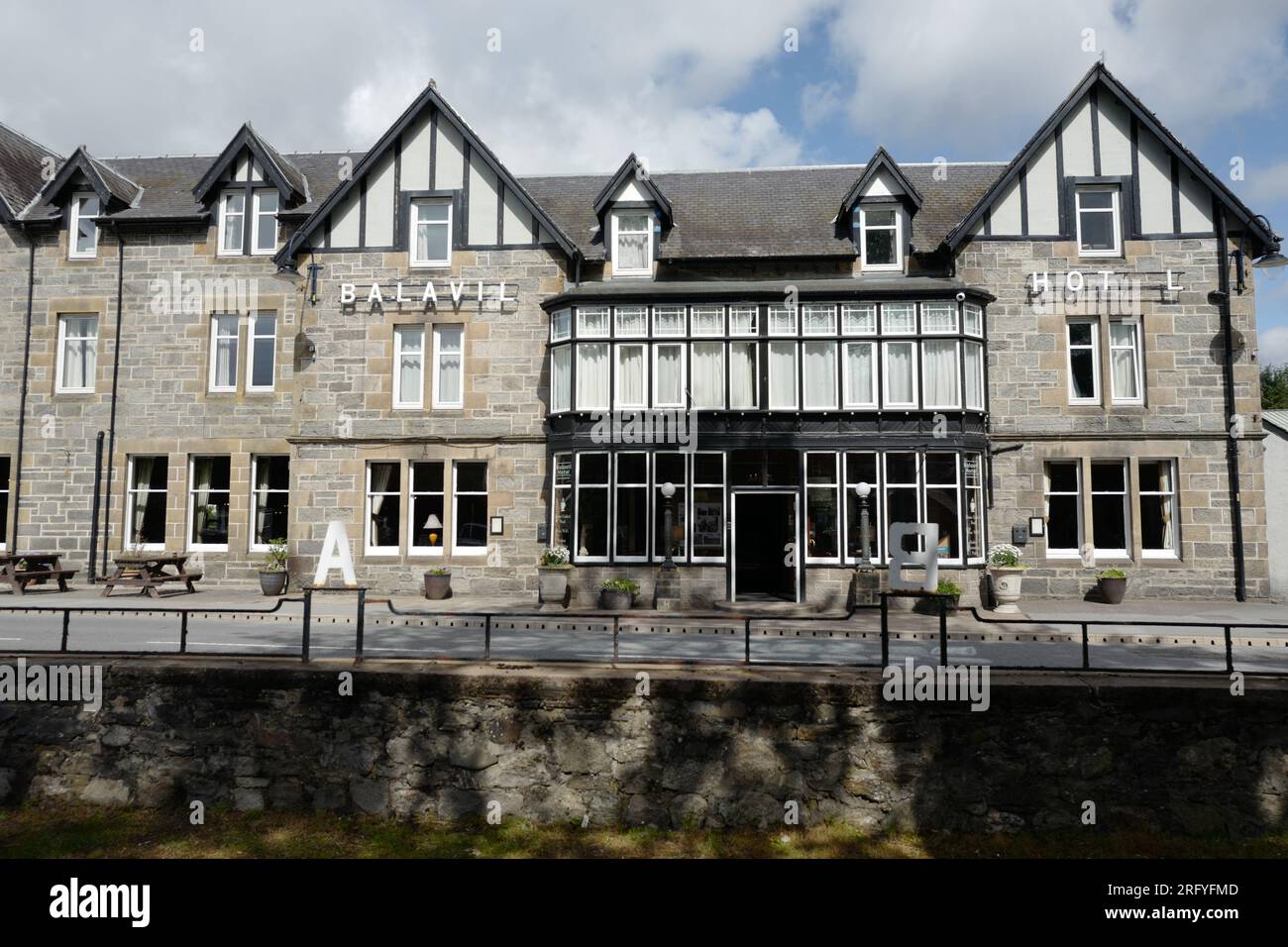 Hotel Balavil in Newtonmore in the Scottish Highlands Stock Photo - Alamy