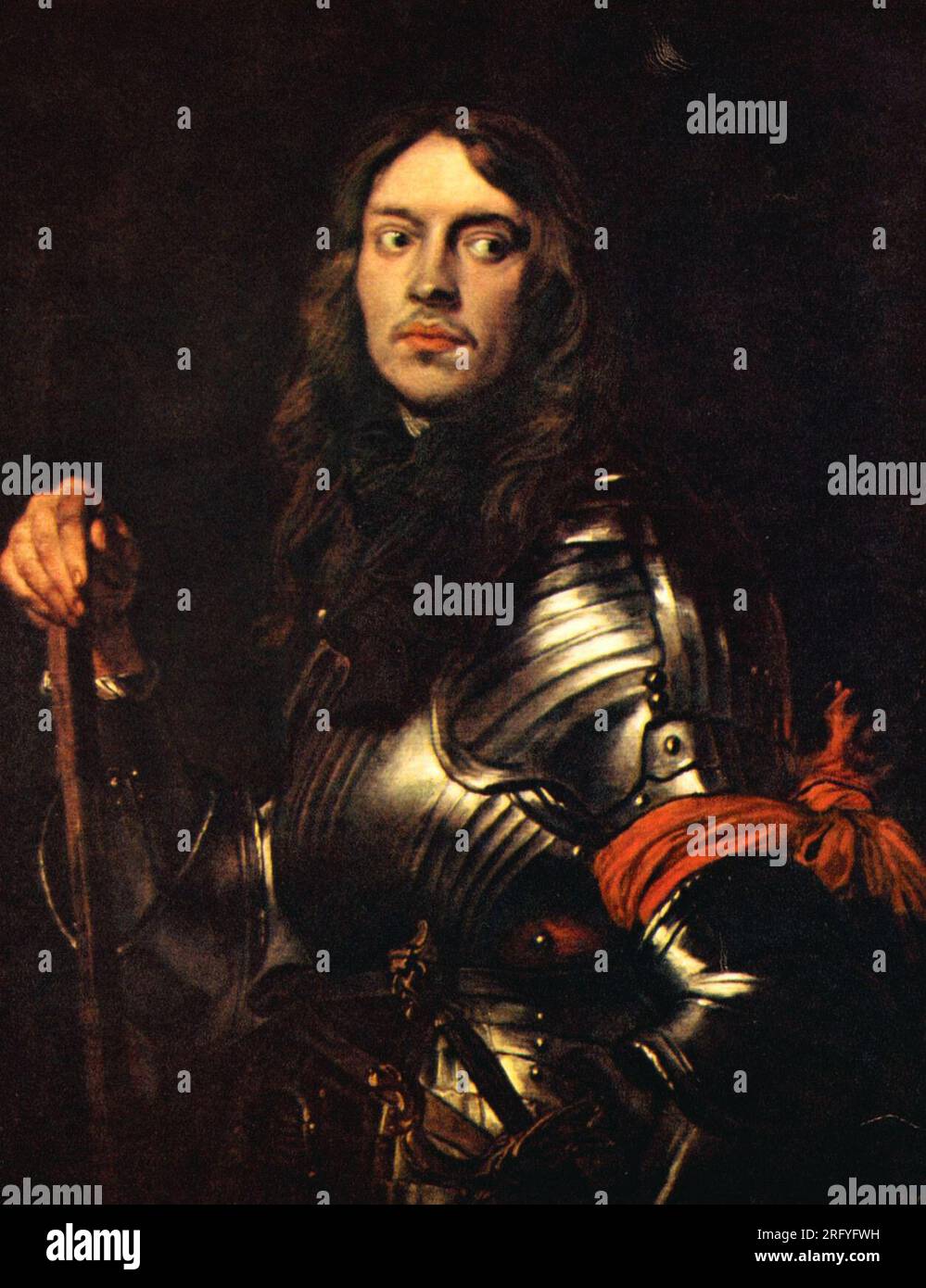 Portrait of a Man in Armour with Red Scarf between 1625 and 1627 by ...