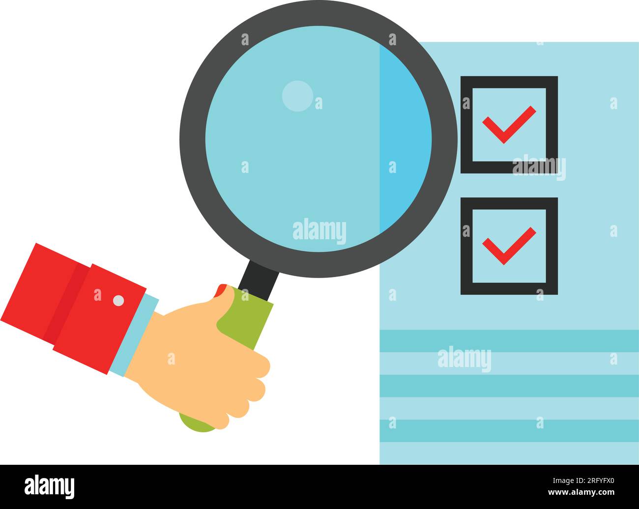 Ballot counting Stock Vector Images - Alamy