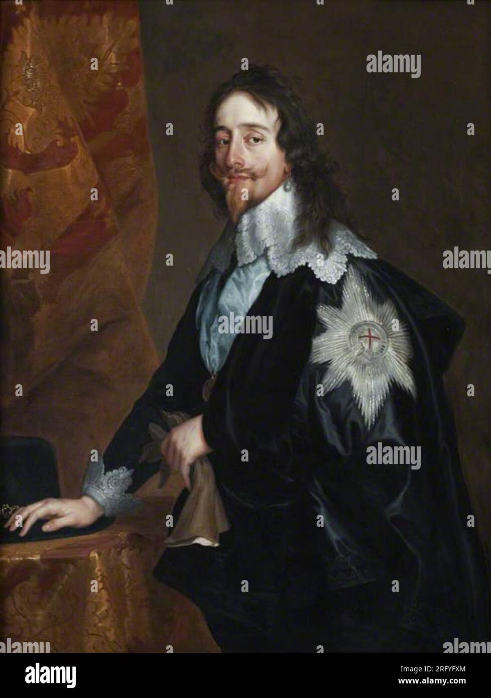 King Charles I (1600-1649) between circa 1635 and circa 1637 by Anthony ...