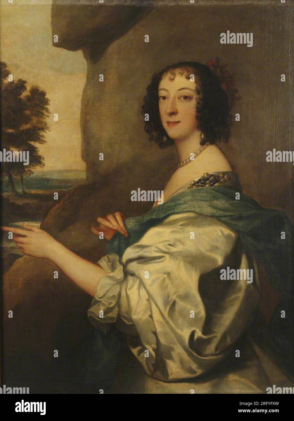 Lady Elizabeth Clifford, Countess of Burlington (1621 – 1698) circa ...