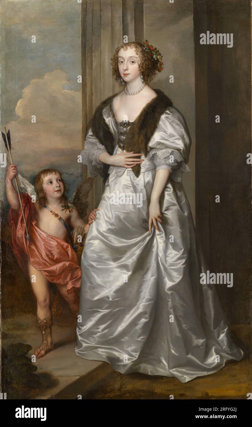 Lady Mary Villiers, Later Duchess of Richmond and Lennox, with Charles ...