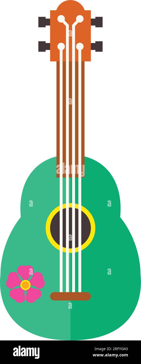 Green ukulele vector icon Stock Vector Image & Art - Alamy