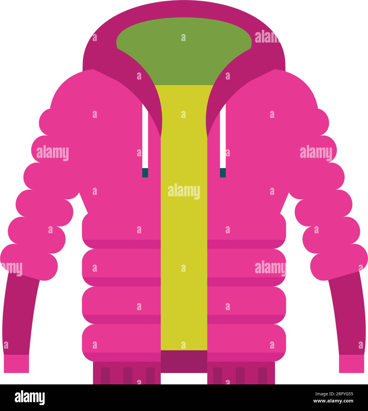 Purple unisex warm down jacket icon Stock Vector Image & Art - Alamy