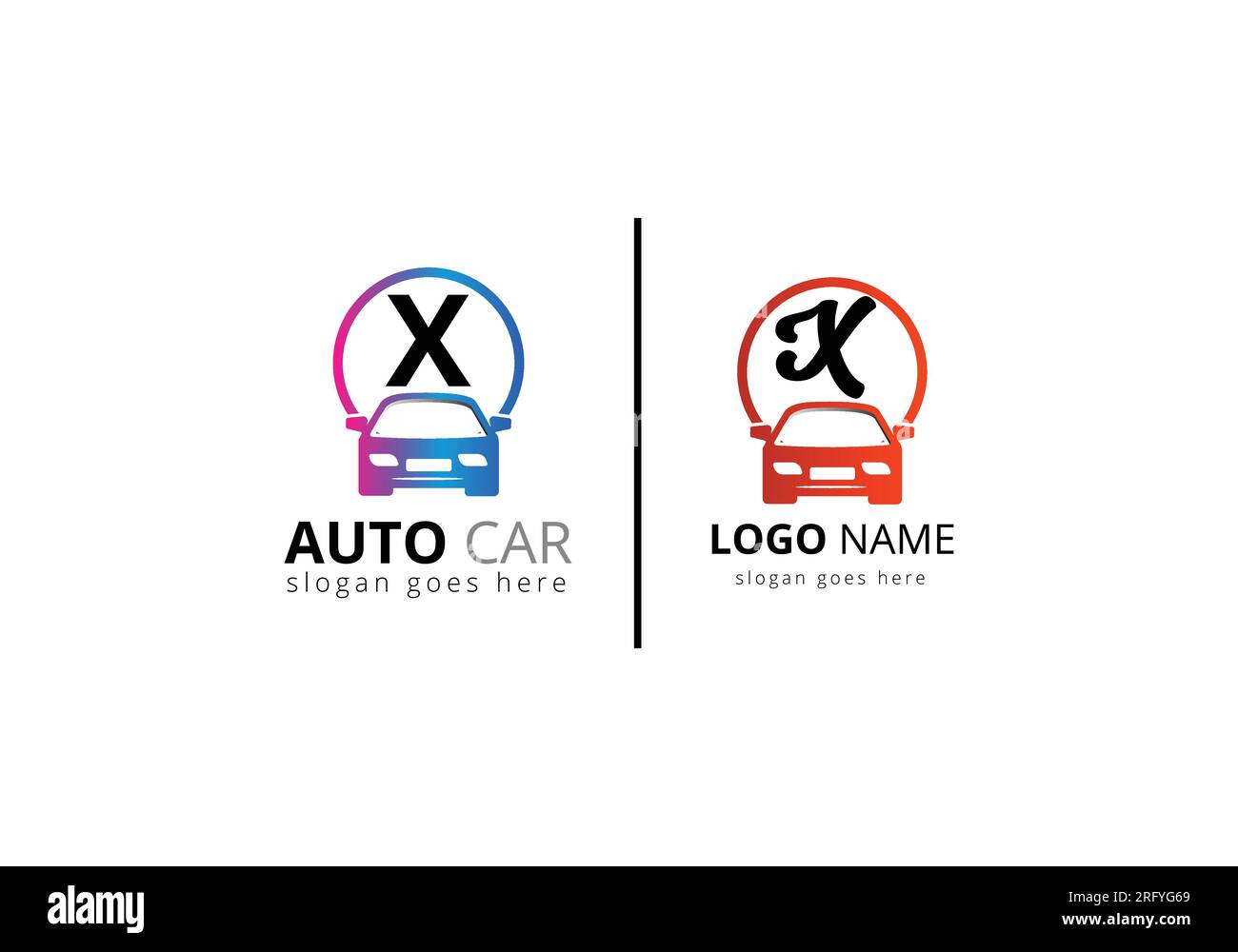 Abstract Car logo On Letter X sign symbol for Automotive Company Stock ...