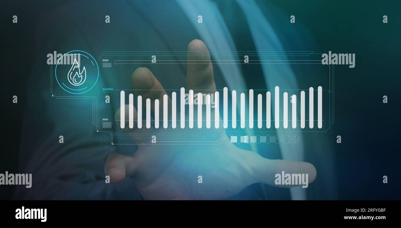 A simple infographic about natural gas supply Stock Photo - Alamy