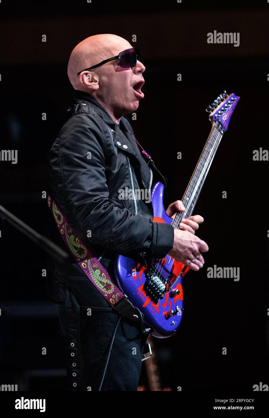 Joe Satriani at Bridgewater Hall Manchester Stock Photo - Alamy