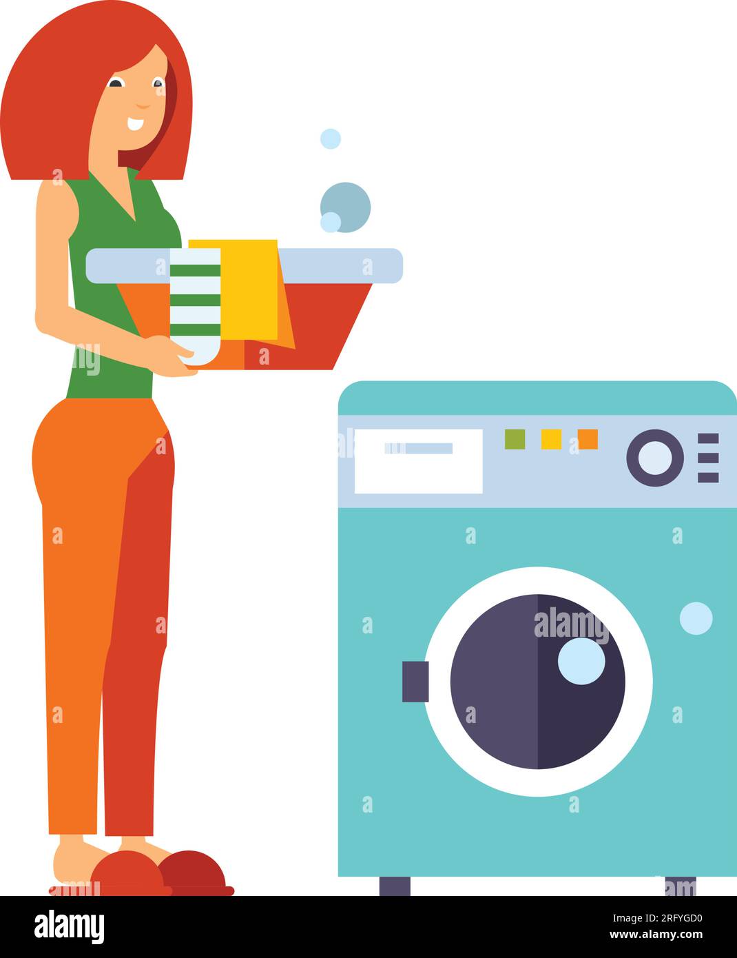 Loading carrying washing machine hi-res stock photography and images ...