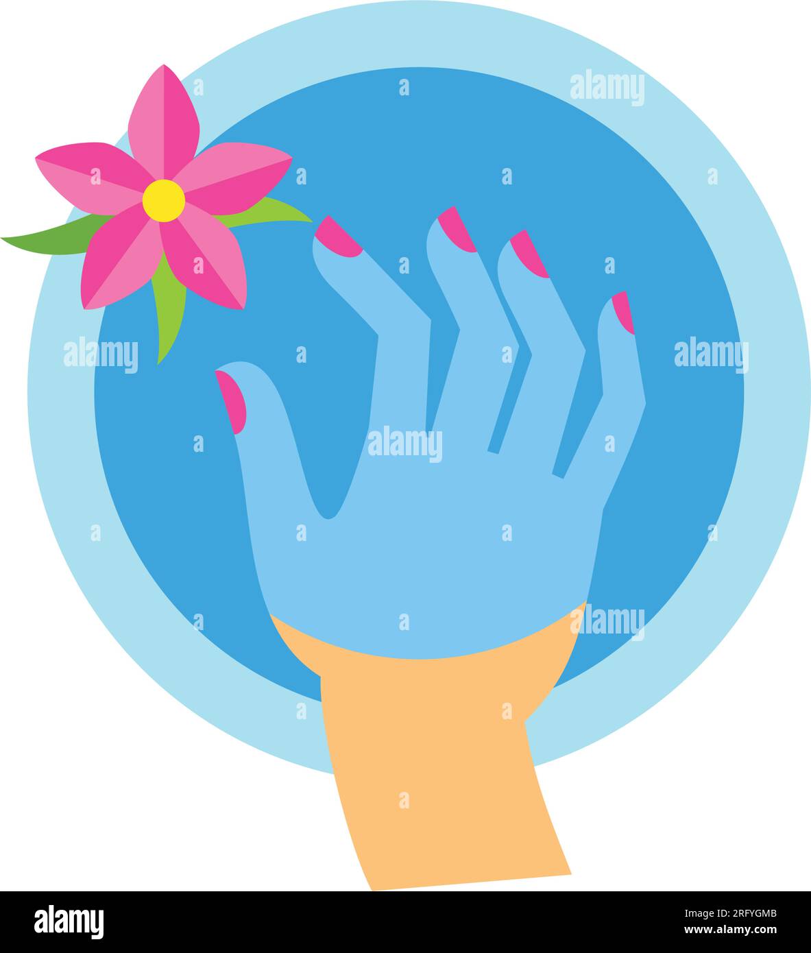 Bath for hand icon Stock Vector Image & Art - Alamy
