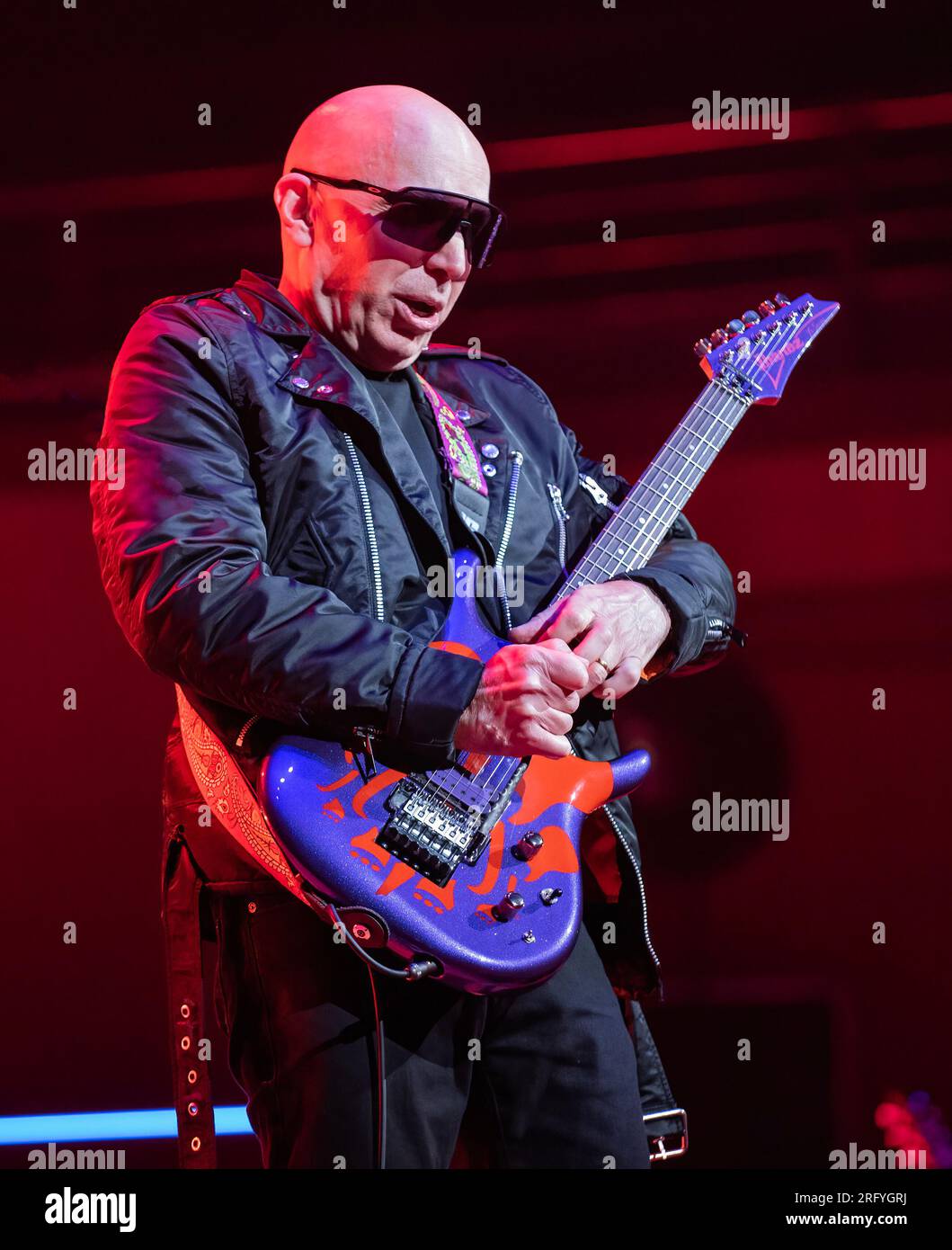 Joe Satriani at Bridgewater Hall Manchester Stock Photo - Alamy