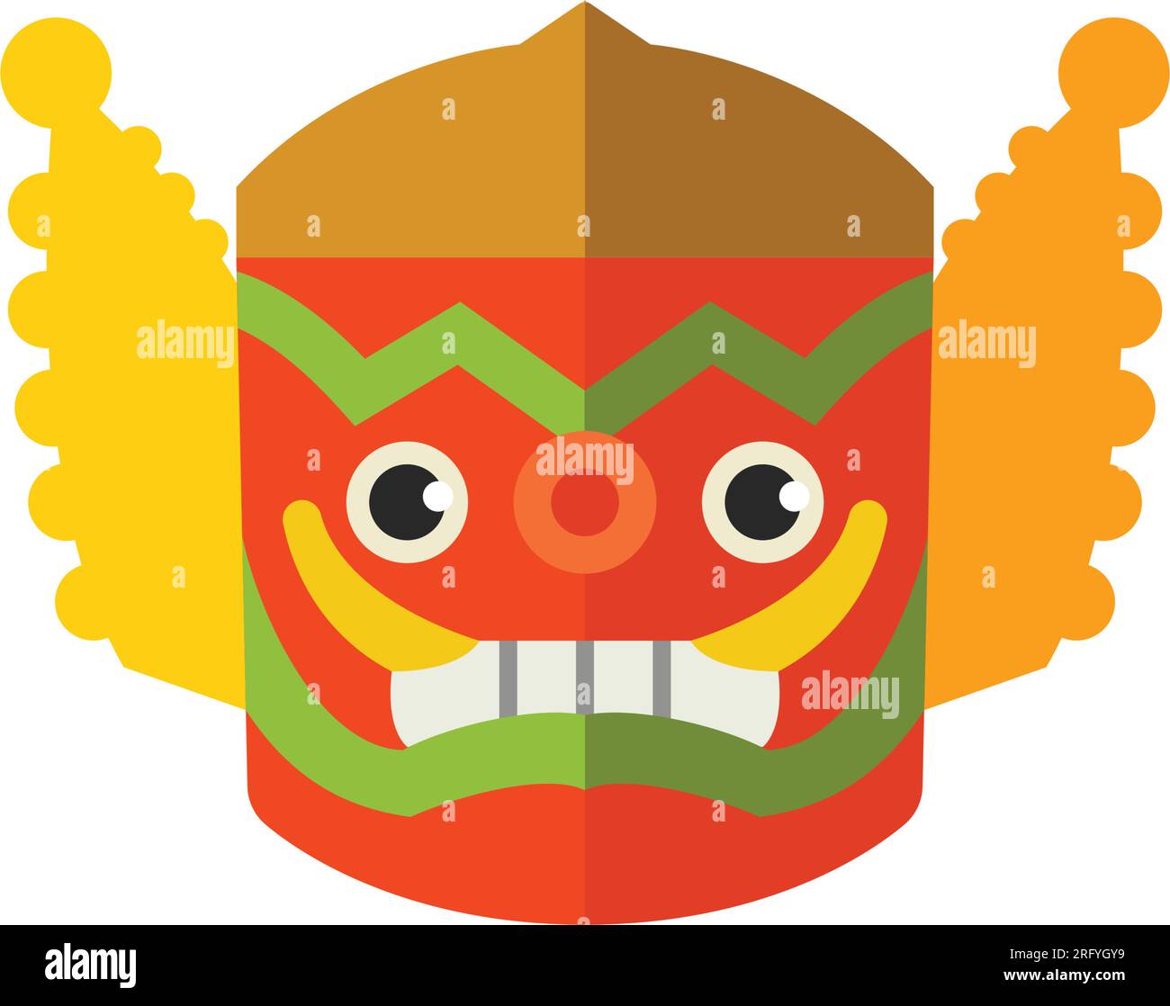 Thai face mask Cut Out Stock Images & Pictures - Alamy