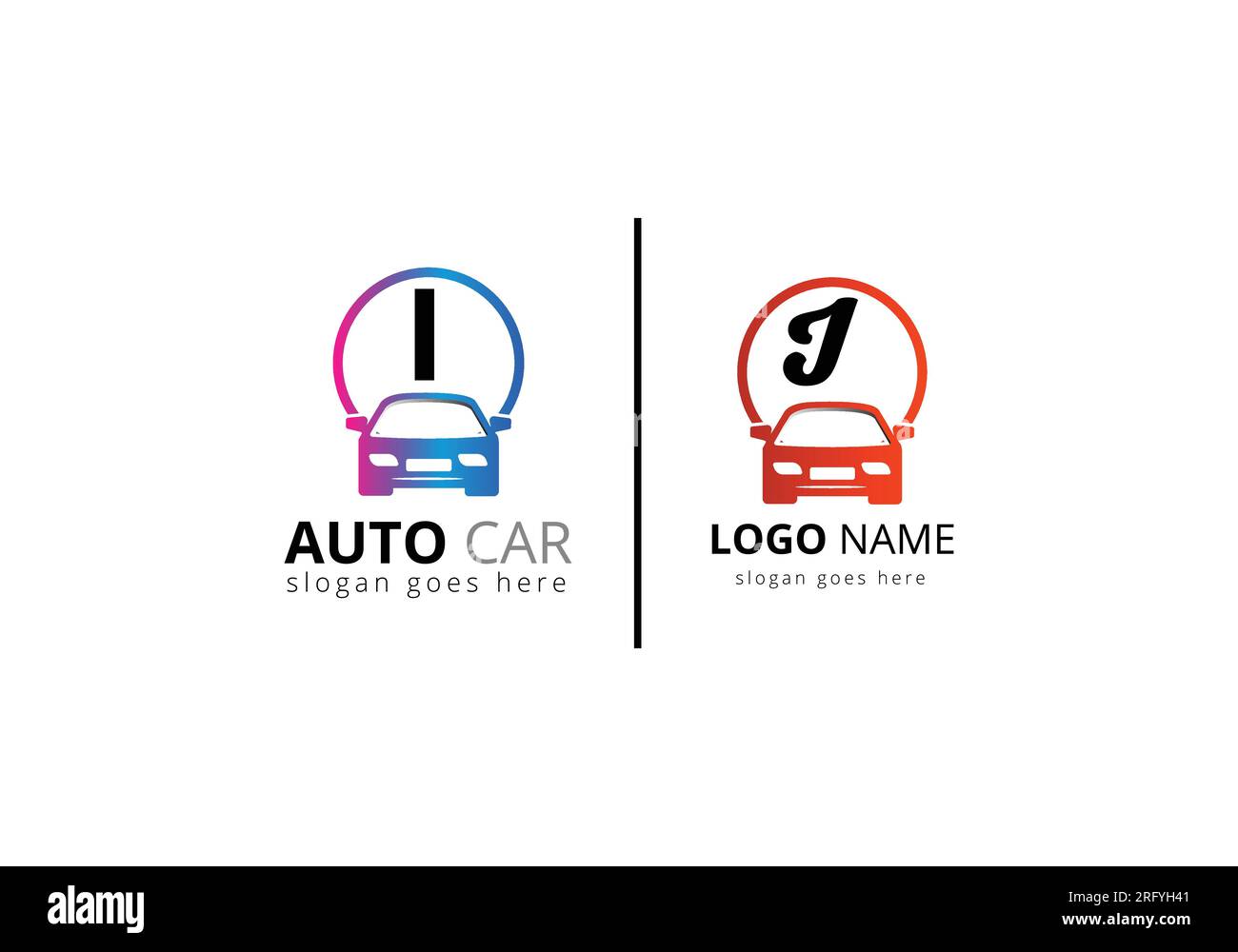Abstract Car logo On Letter I sign symbol for Automotive Company Stock ...