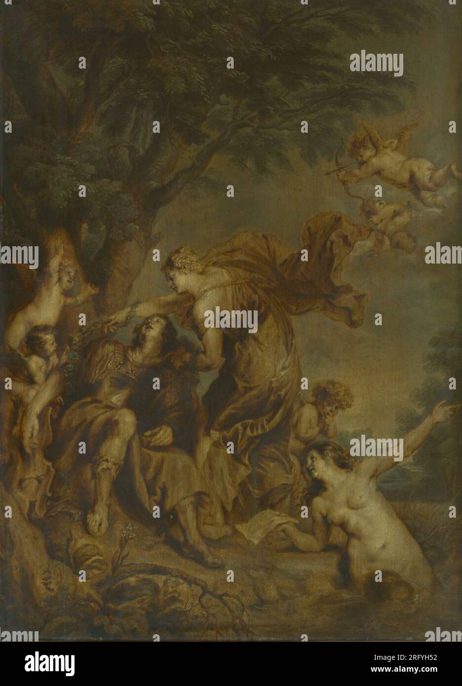 Rinaldo and armida anthony van dyck hi-res stock photography and images ...