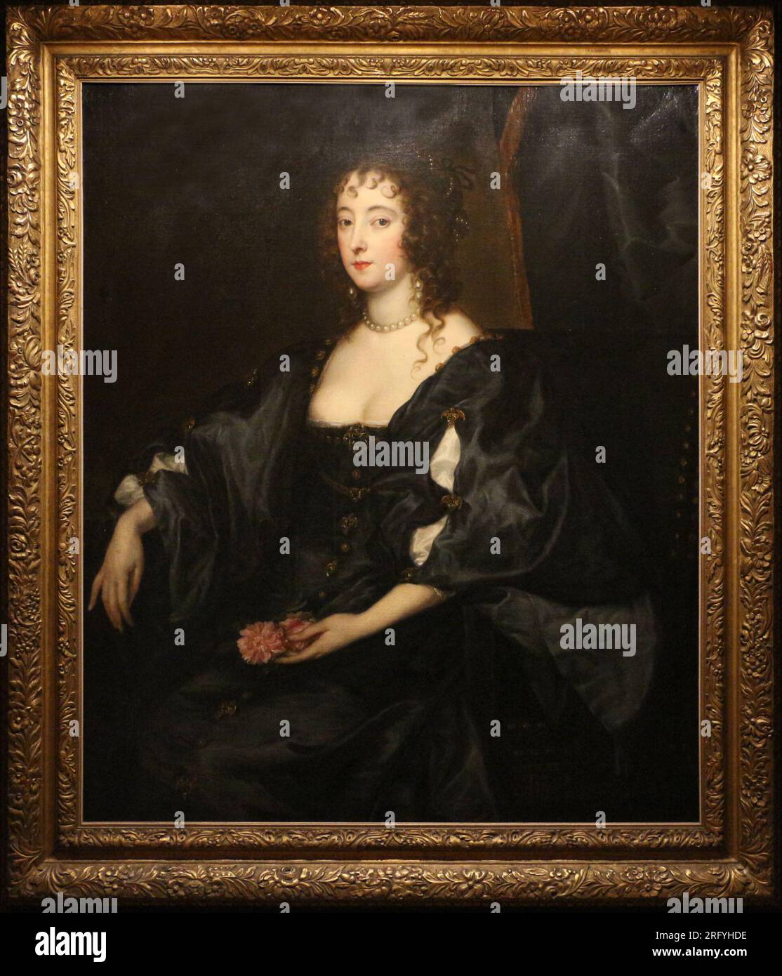 Portrait of Margaret, Lady Tufton 1632 by Anthony van Dyck Stock Photo - Alamy