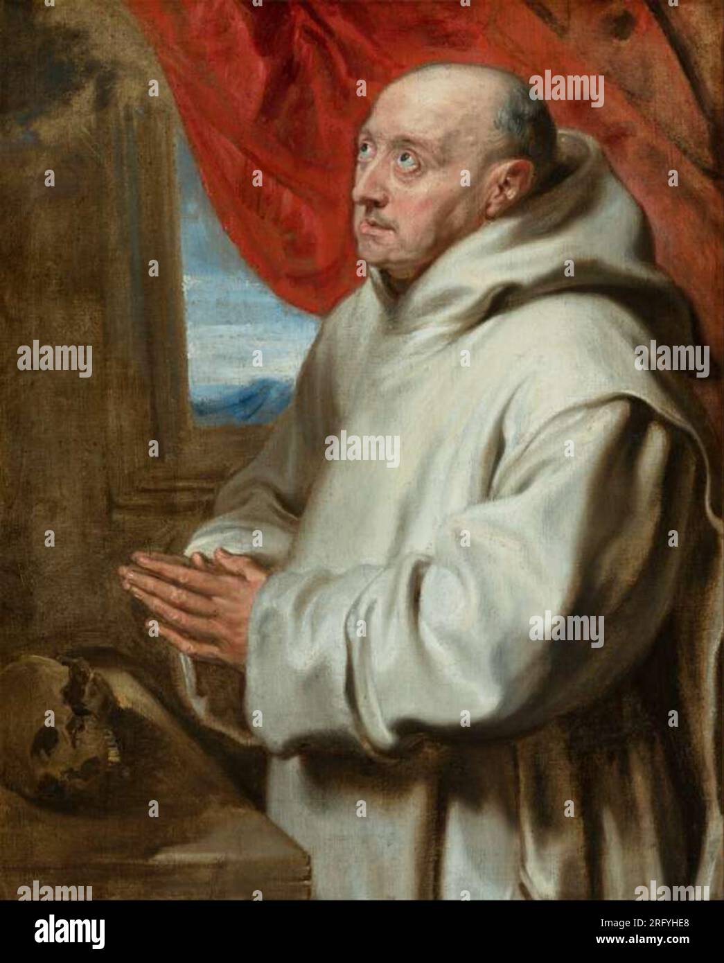 Saint Bruno praying circa 1620 by Anthony van Dyck Stock Photo - Alamy