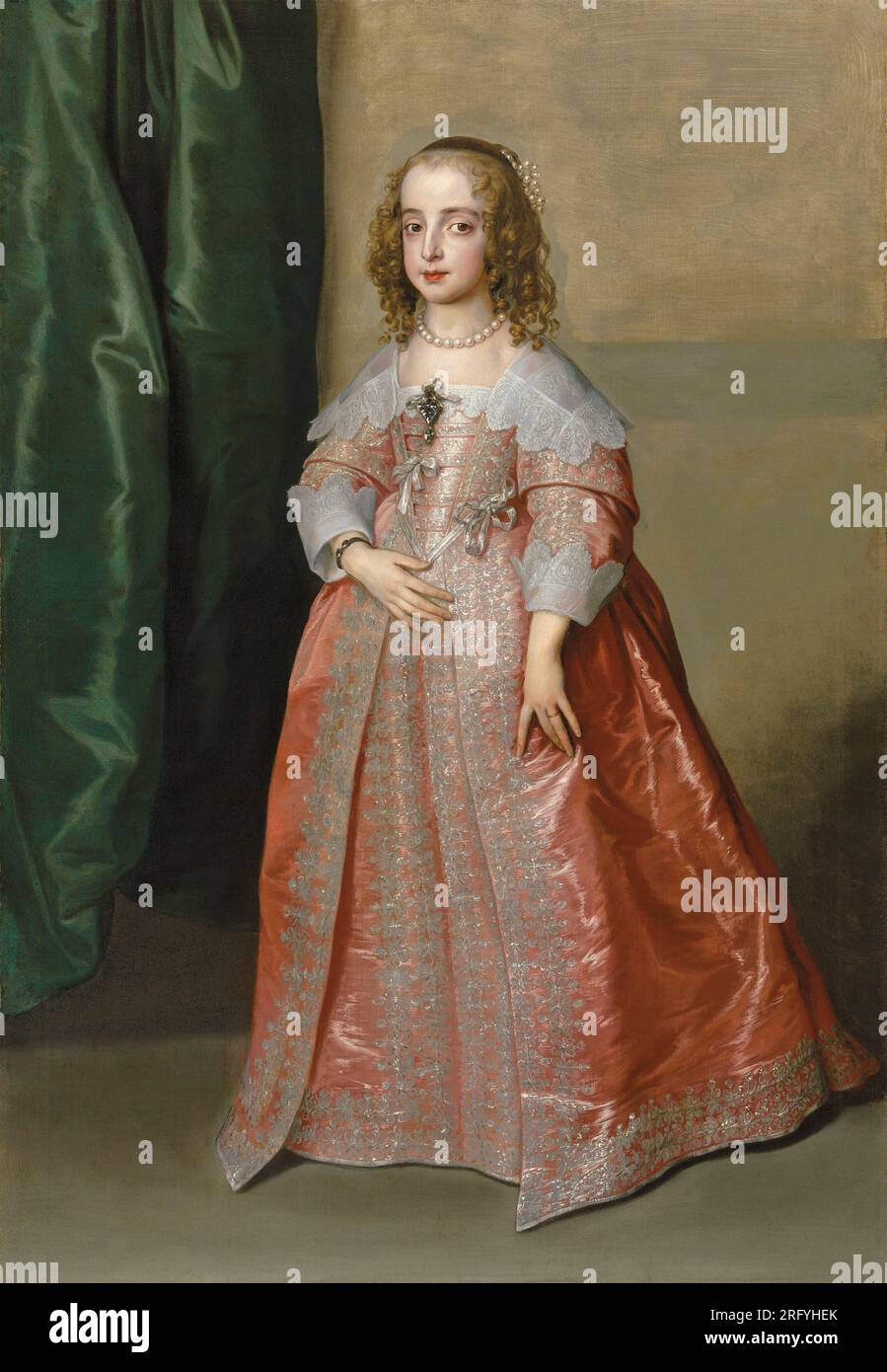 Princess Mary, daughter of King Charles I of England 1641 by Anthony ...