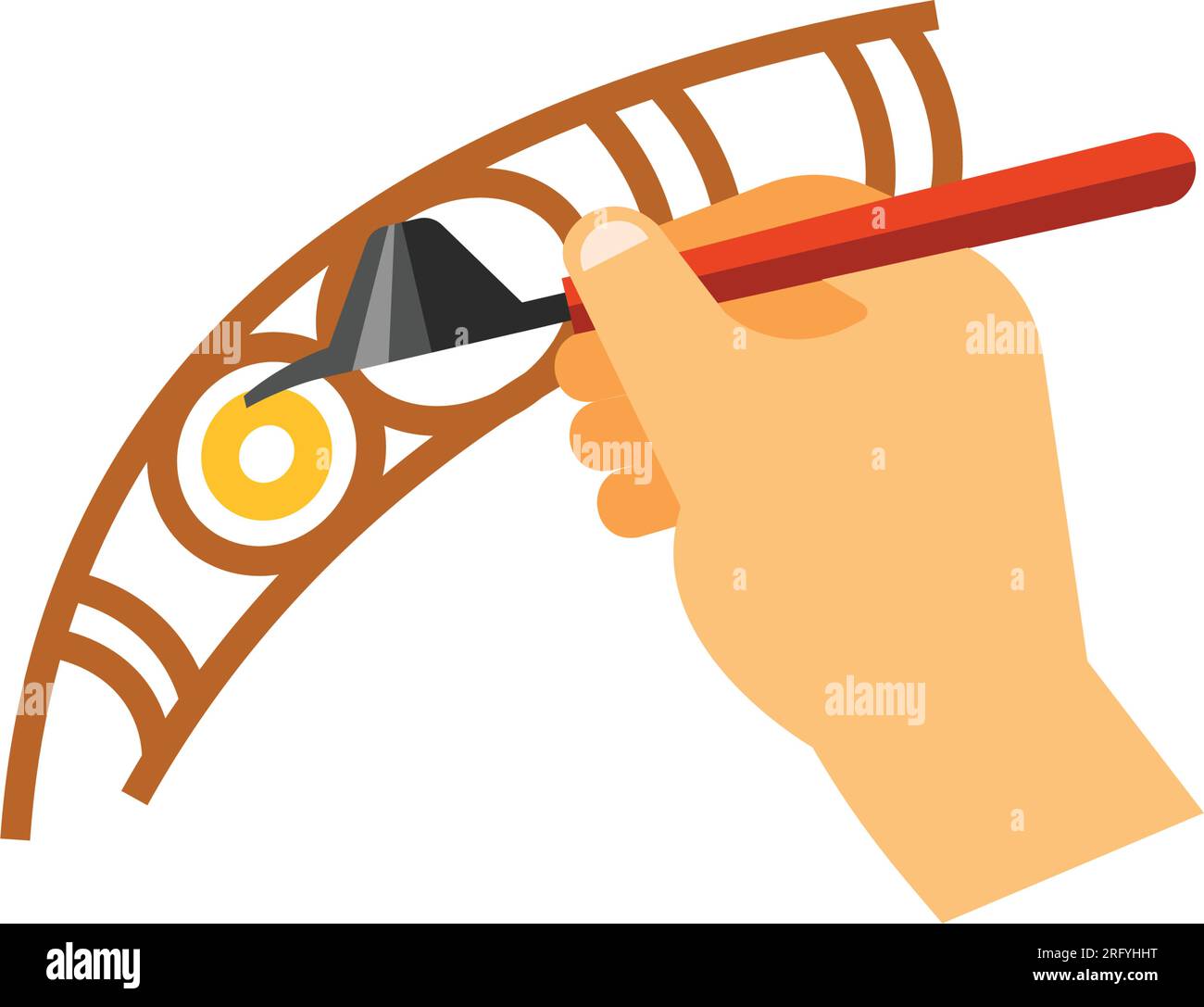 Creating traditional batik canting icon Stock Vector Image & Art - Alamy