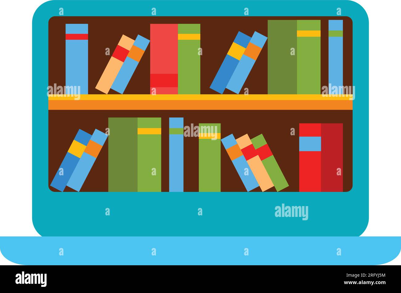 Digital library icon Stock Vector Image & Art - Alamy