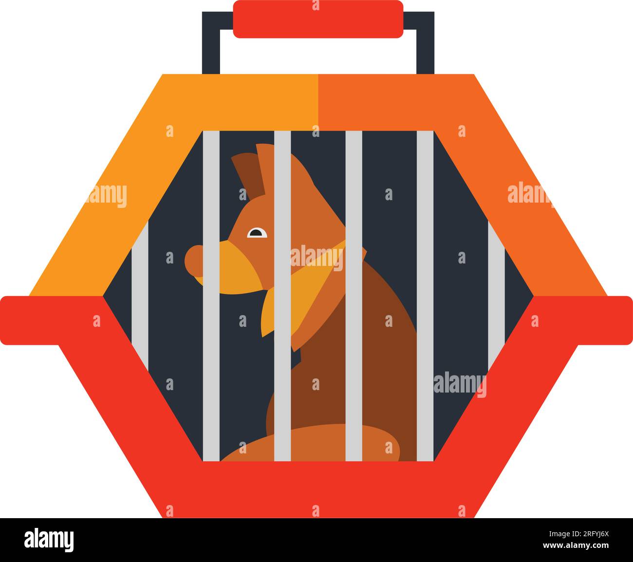 Pet travel crate icon Stock Vector Image & Art - Alamy