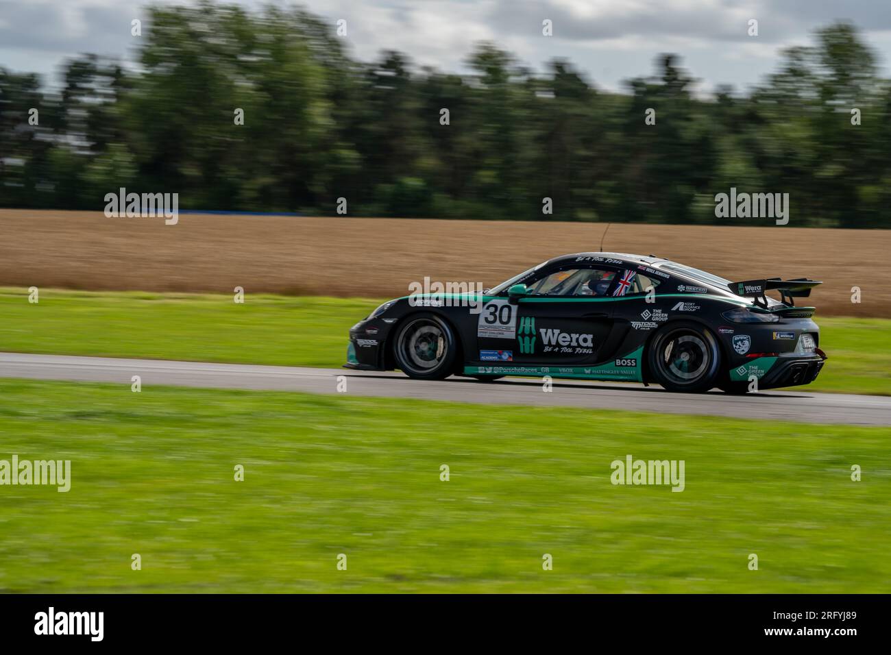 Qualifying during the British Touring Car Championship at Croft Circuit ...