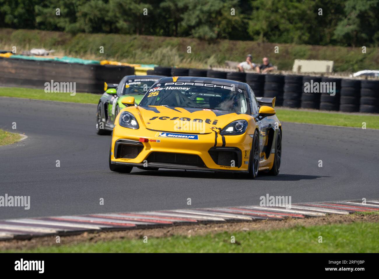 Qualifying during the British Touring Car Championship at Croft Circuit ...