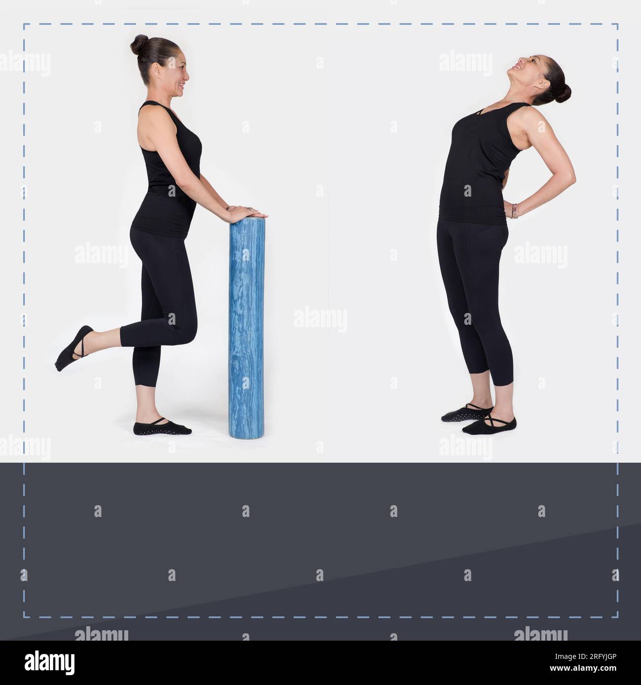 trauma releasing exercises, for elderly people, old woman in the studio ...