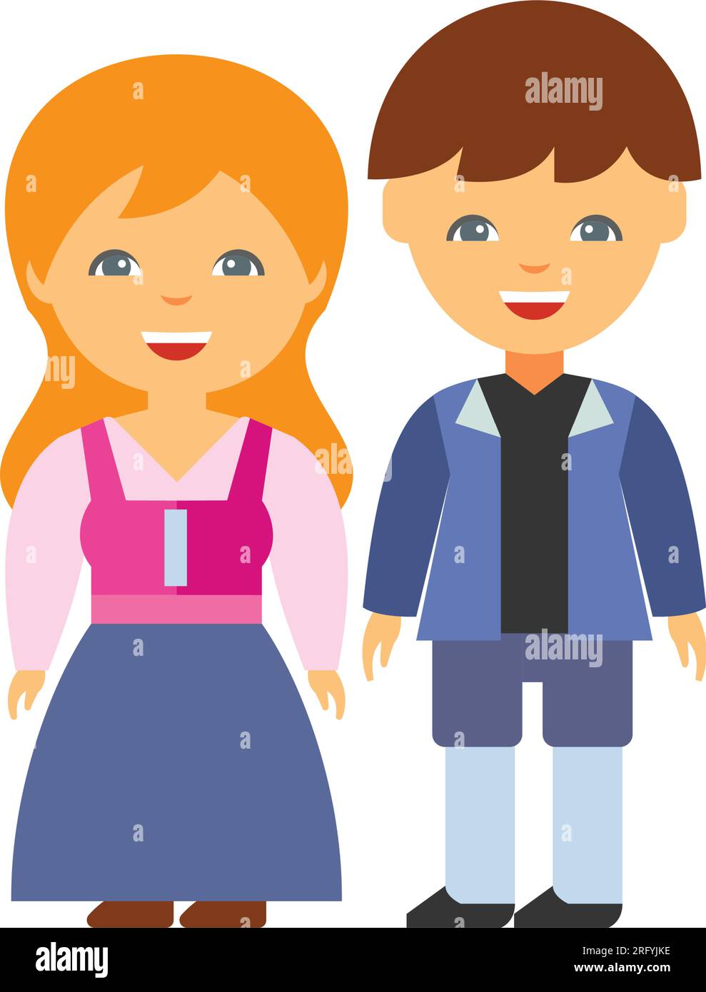 Traditional costume of Norway Stock Vector Image & Art - Alamy