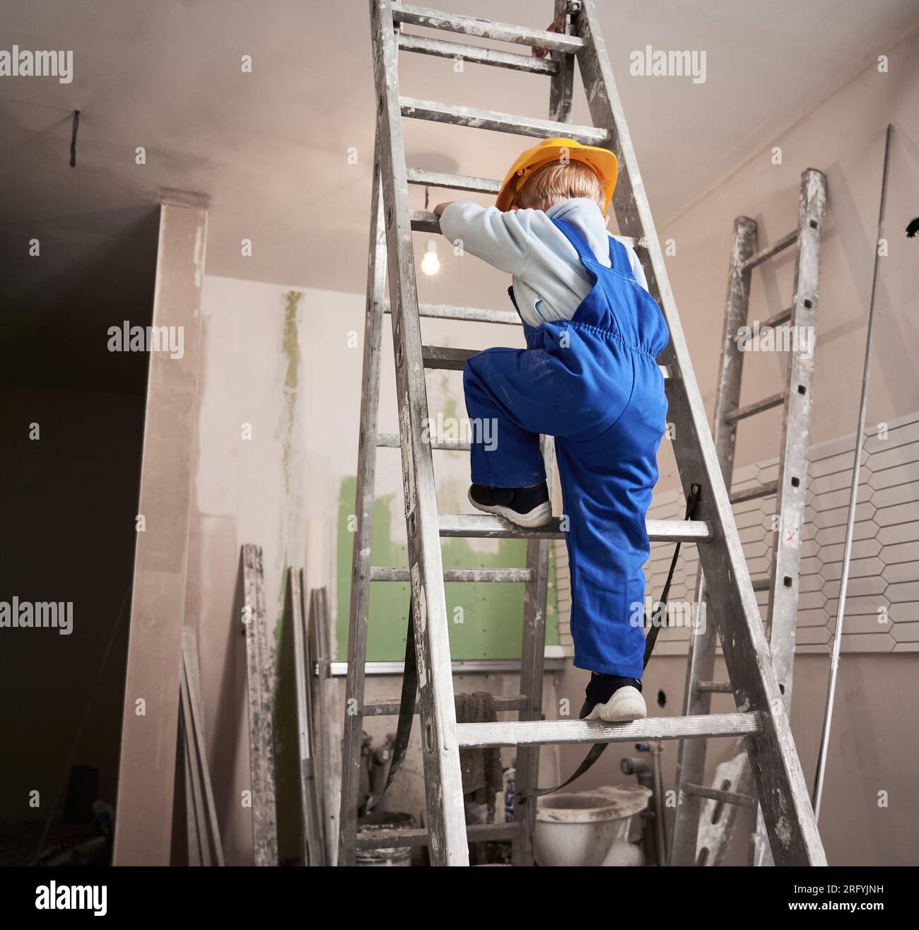 Walking under the ladder hi-res stock photography and images - Alamy