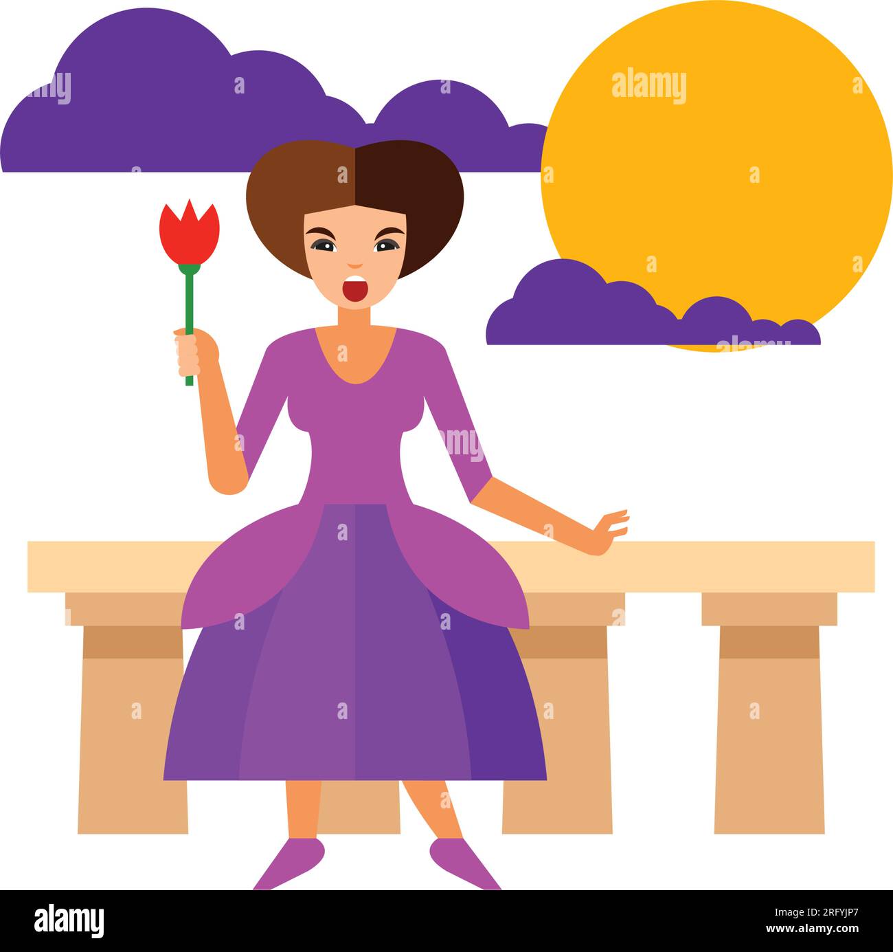 Female singer performance icon Stock Vector Image & Art - Alamy