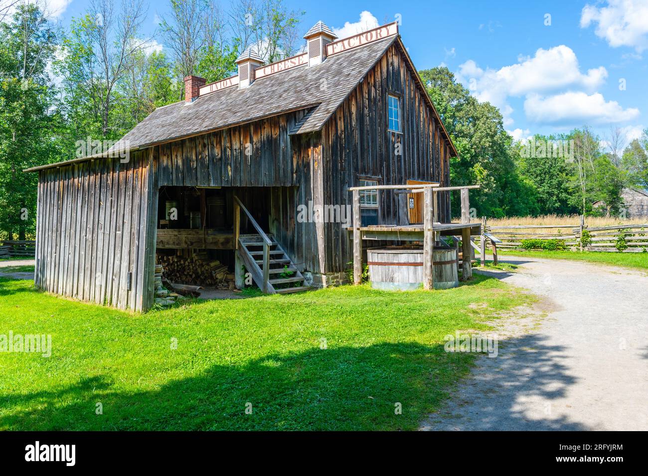 The settlers of Upper Canada frequently made their own cheese, using ...