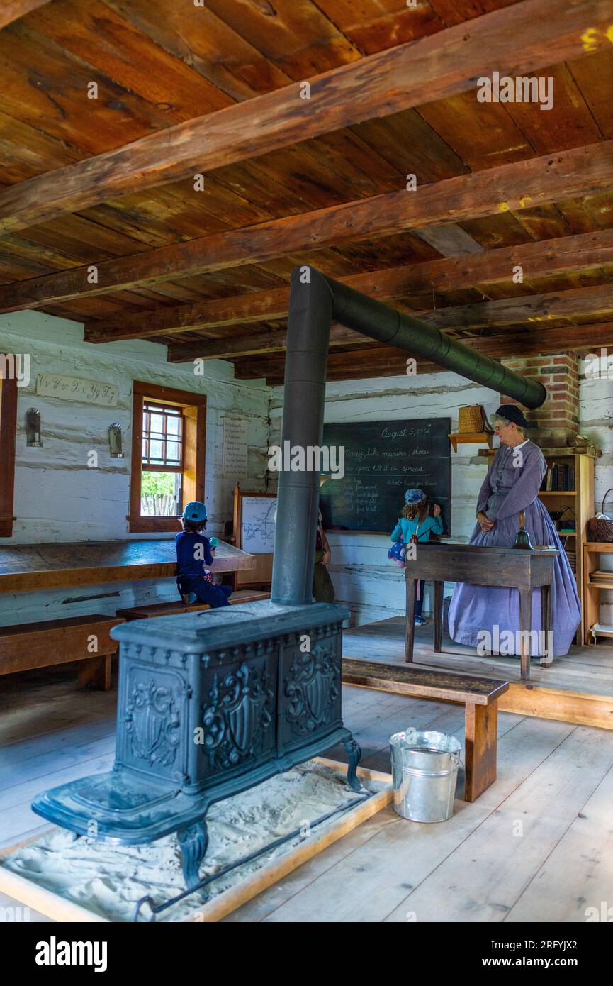 During the 1840s and 50s, a series of school acts were passed in Canada ...