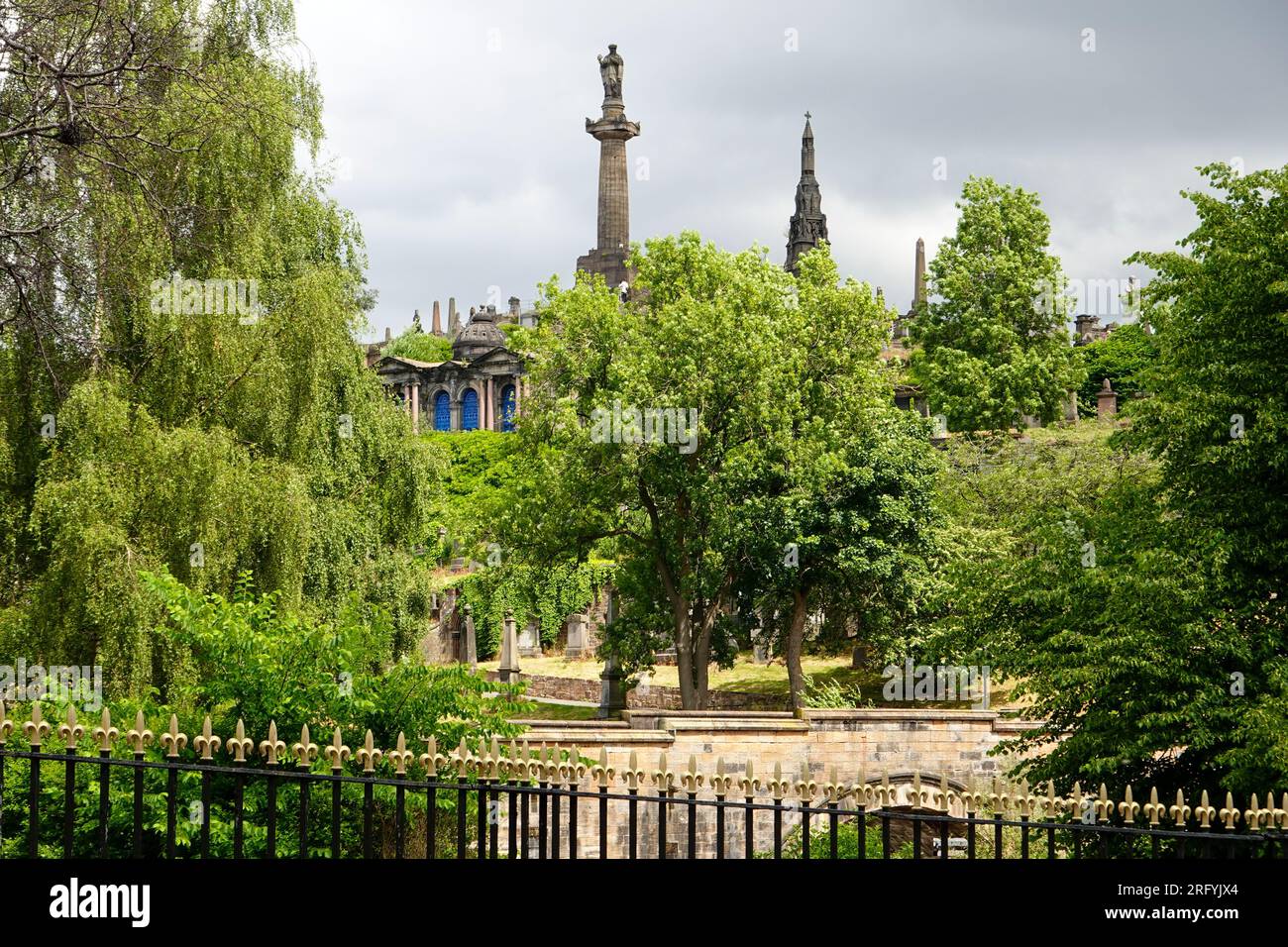 Glasgow Necropolis, Scotland, UK Stock Photo - Alamy