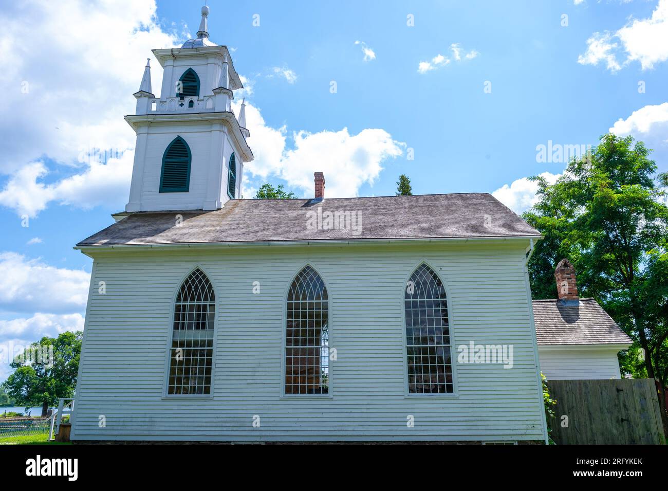 Christ Church was built in 1837 in an aesthetic style known as ...