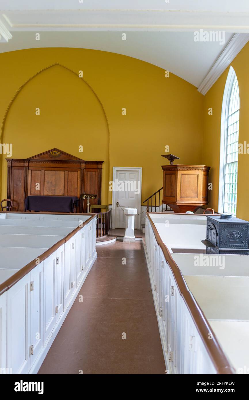 Christ Church was built in 1837 in an aesthetic style known as ...