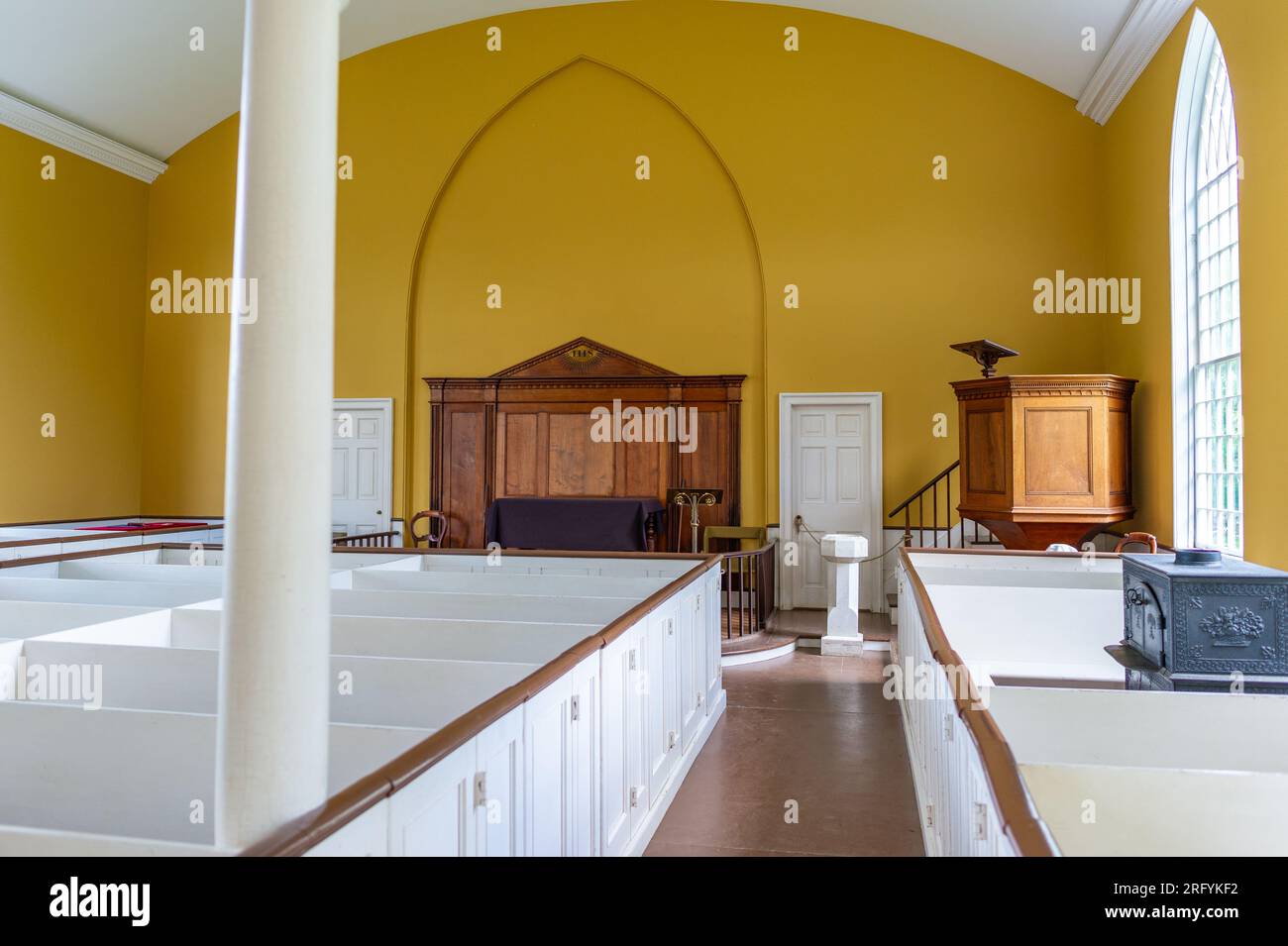 Christ Church was built in 1837 in an aesthetic style known as ...