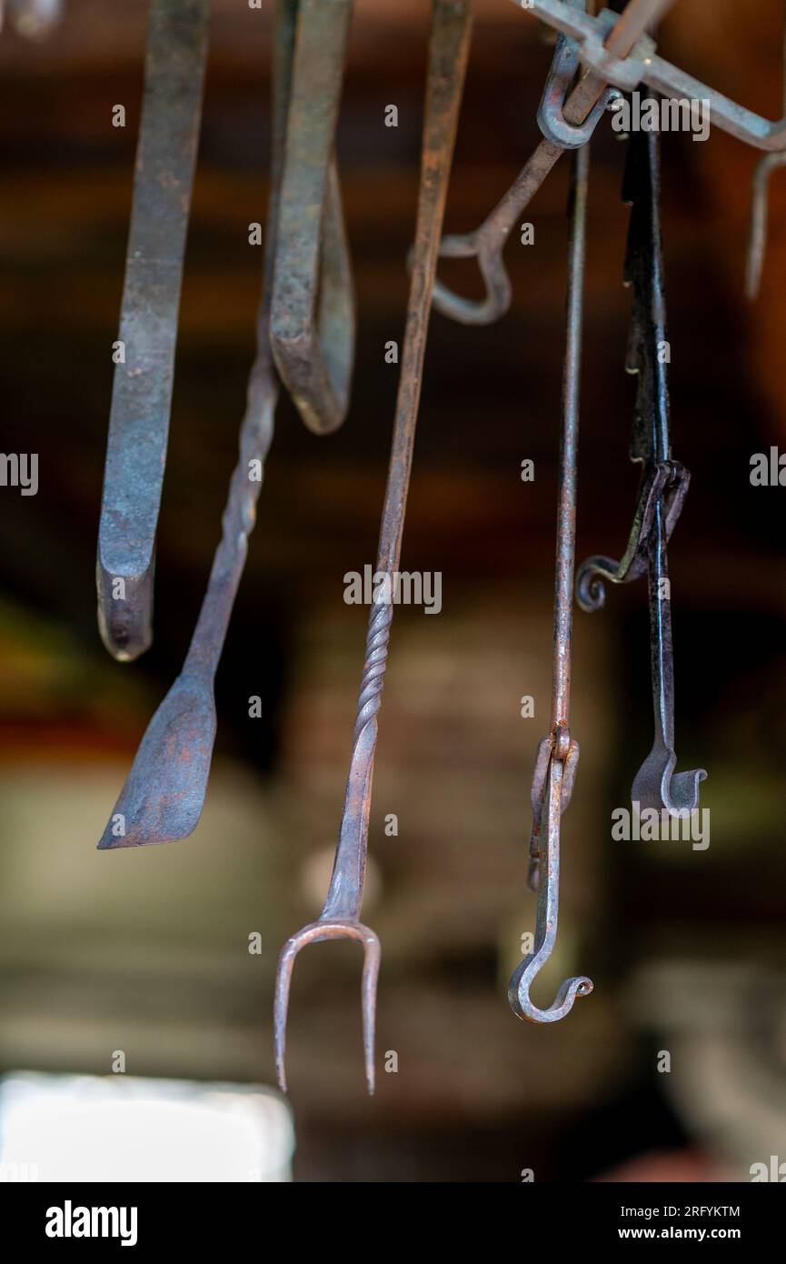 A blacksmith's most important function was to make tools - for himself ...