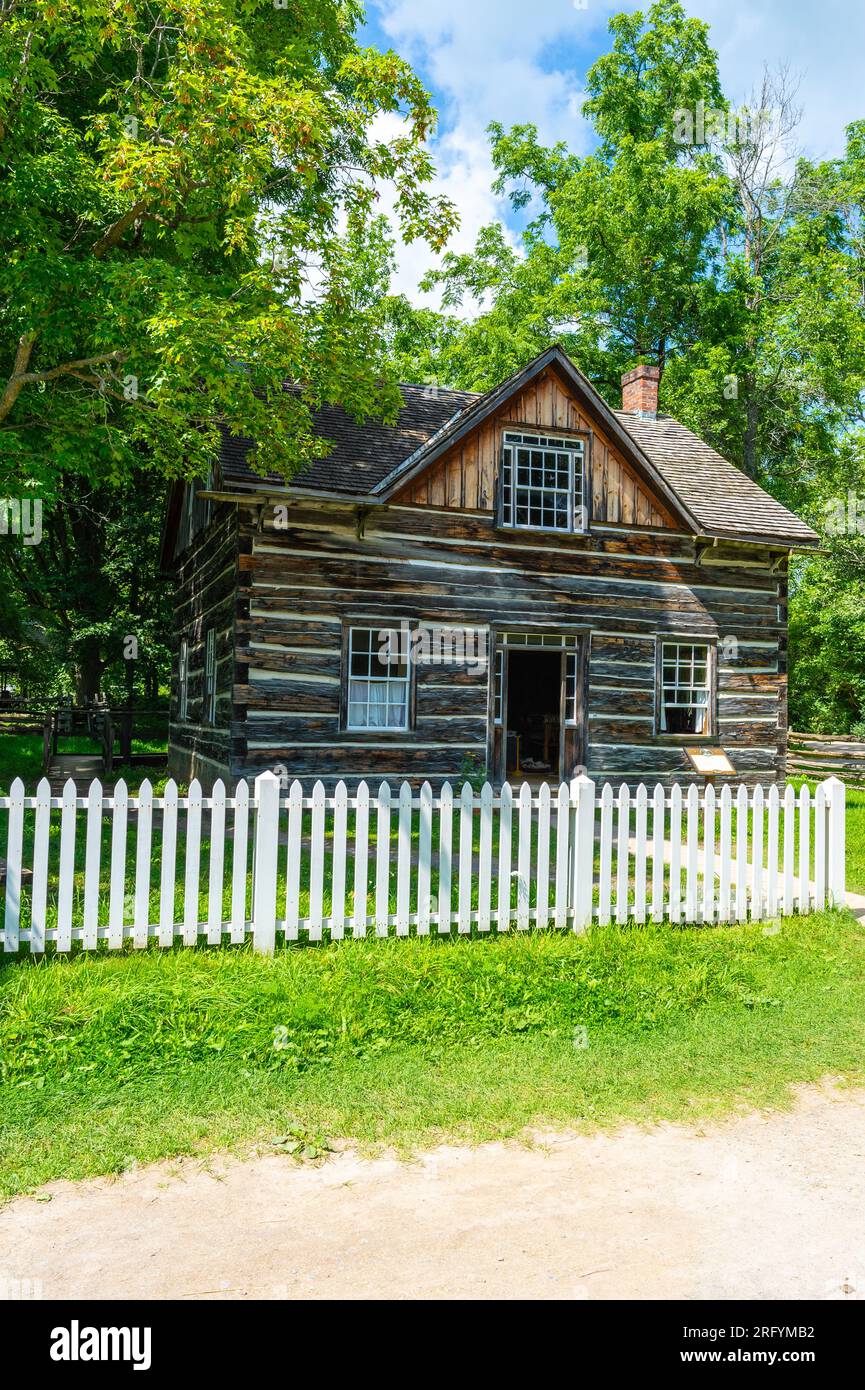 The village dressmaker is located in a small stone house at the corner ...
