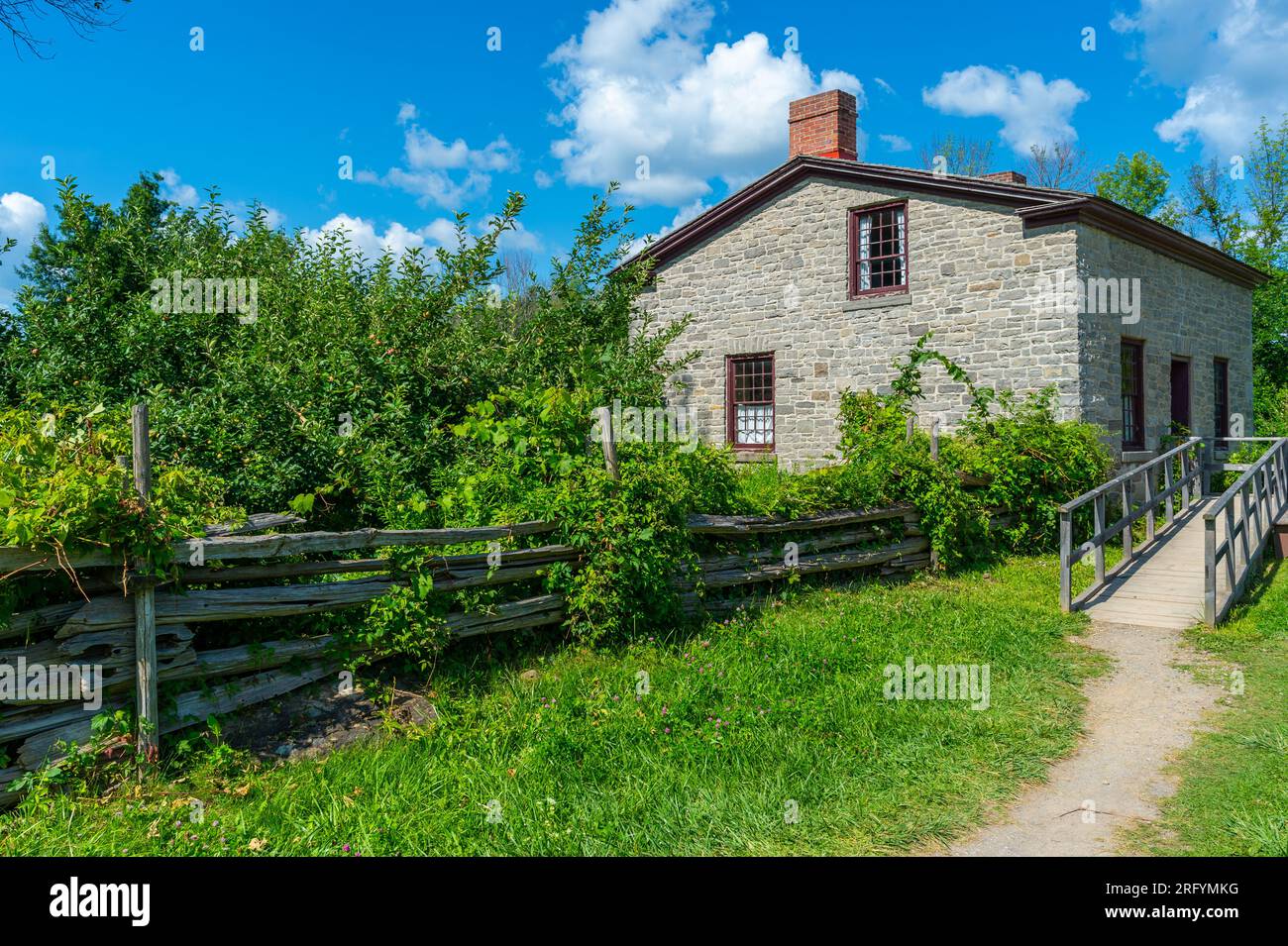 The village dressmaker is located in a small stone house at the corner ...