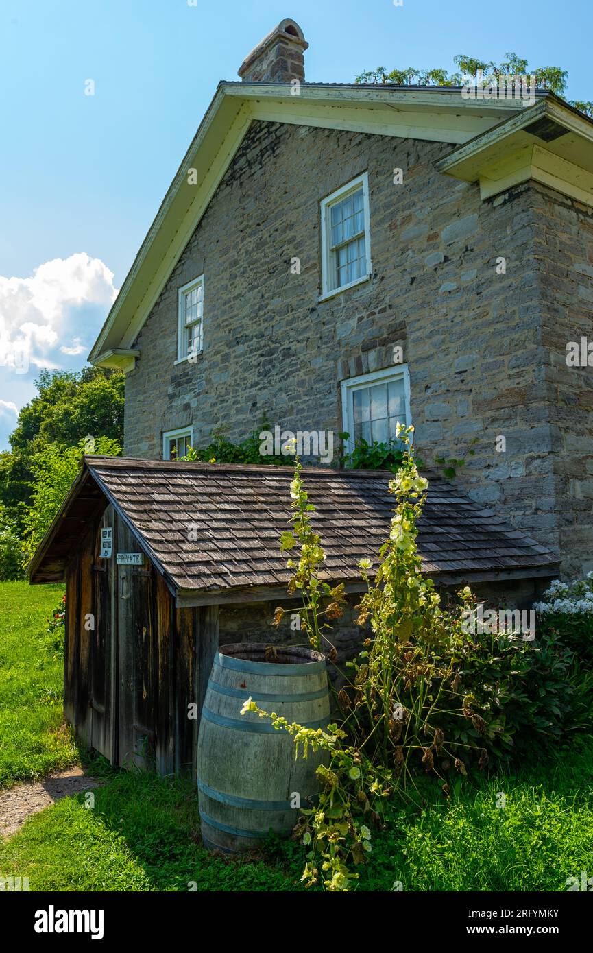 The Loucks Farm represents a typical progressive farm of the 1860s. It ...