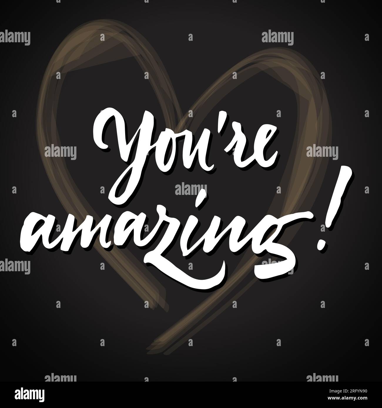 Amazing handwritten word font hi-res stock photography and images - Alamy