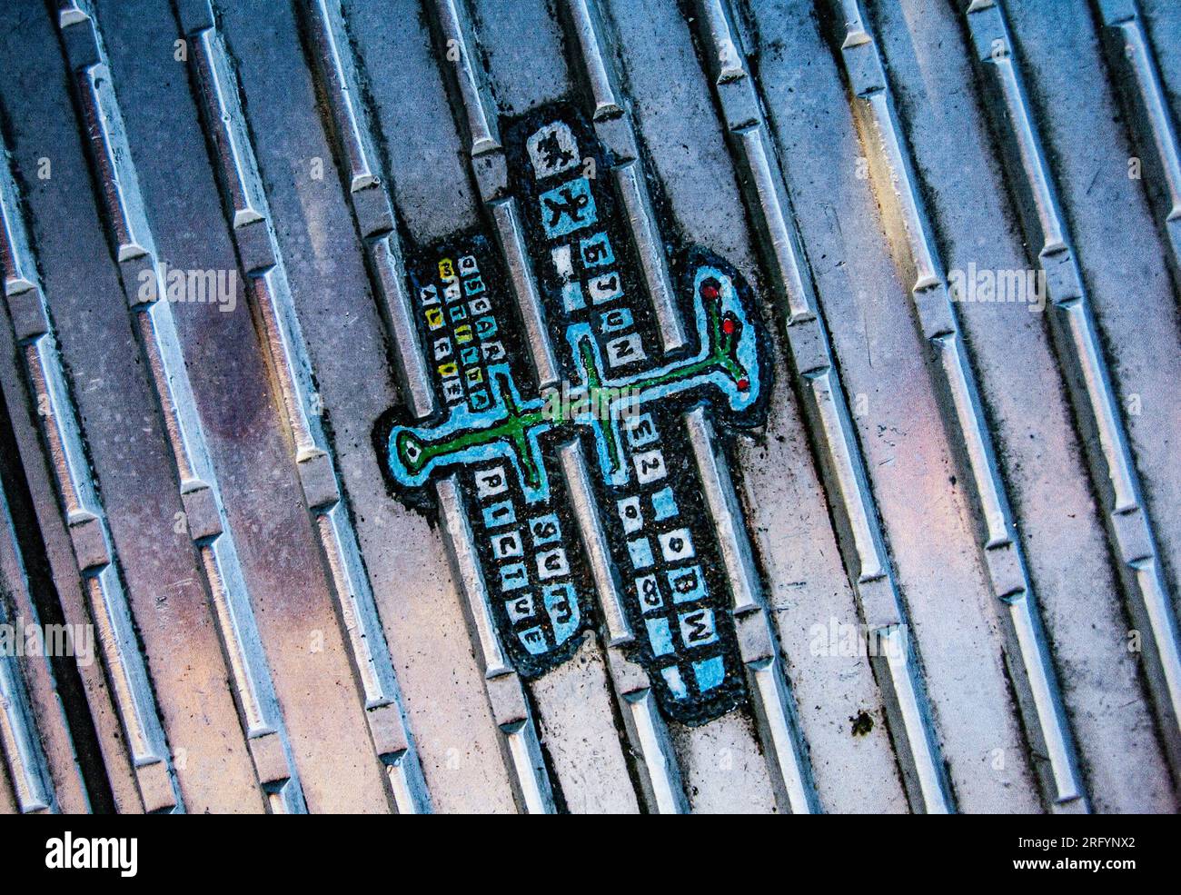Closeup of chewing gum painting by Ben Wilson chewing gum man on ...
